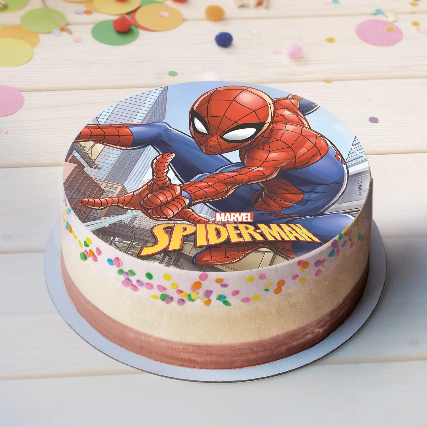 Spiderman Edible Cake Toppers + Cupcake Toppers - Perfect for Children ...