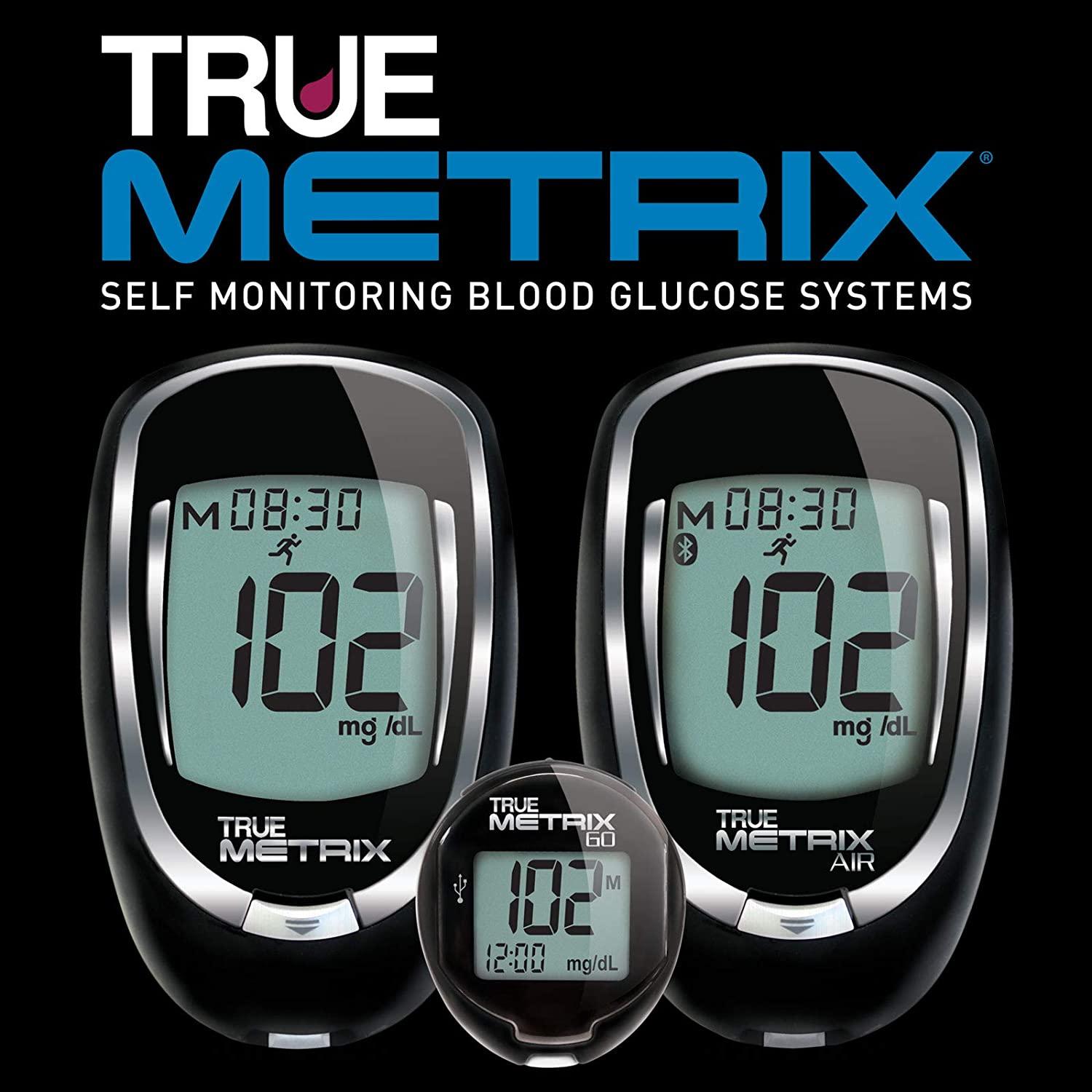 True Metrix Blood Glucose Test Strips 50-Count Box | Accurate ...