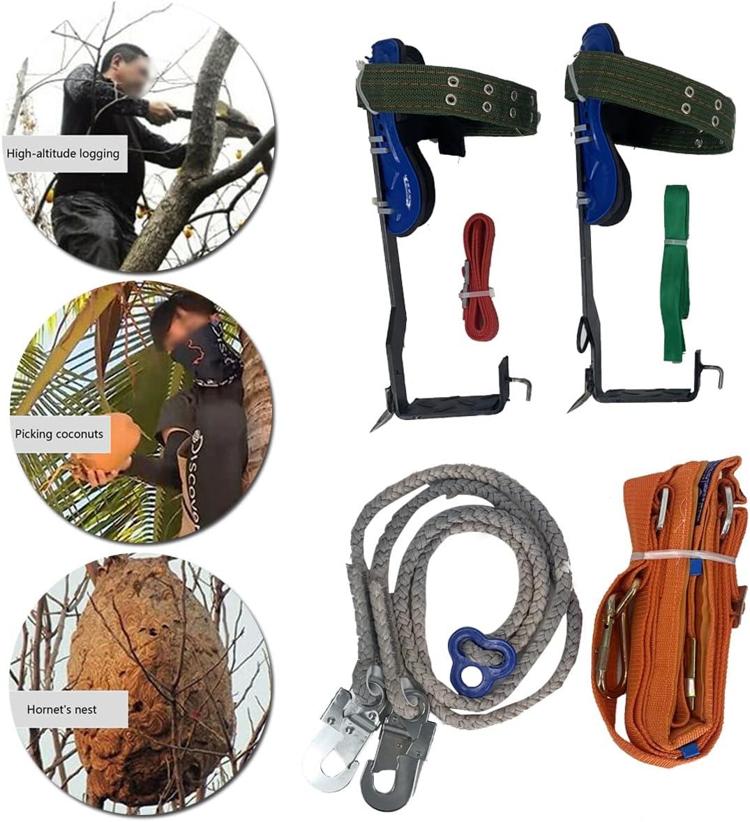 CDZHLTG Tree Climbing Equipment Set | Fall Protection Rope Climbing ...