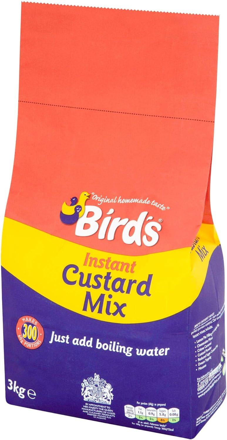 Bird's Instant Custard Powder 3 Kg - Original Homemade Taste (Pack of 1 ...