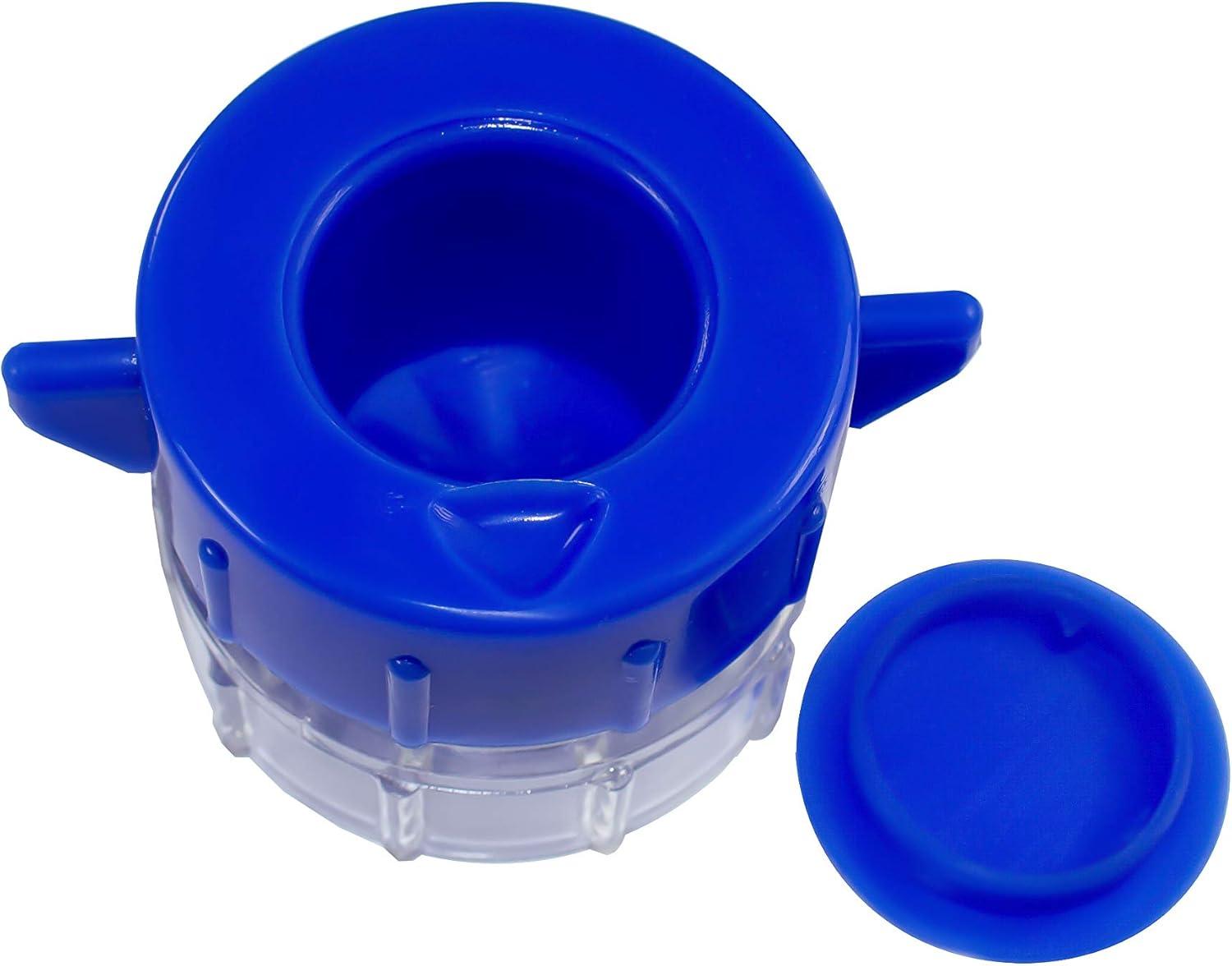 Medi-Inn Tablet Mortar Blue | 10-Piece Tablet Crusher with Storage ...