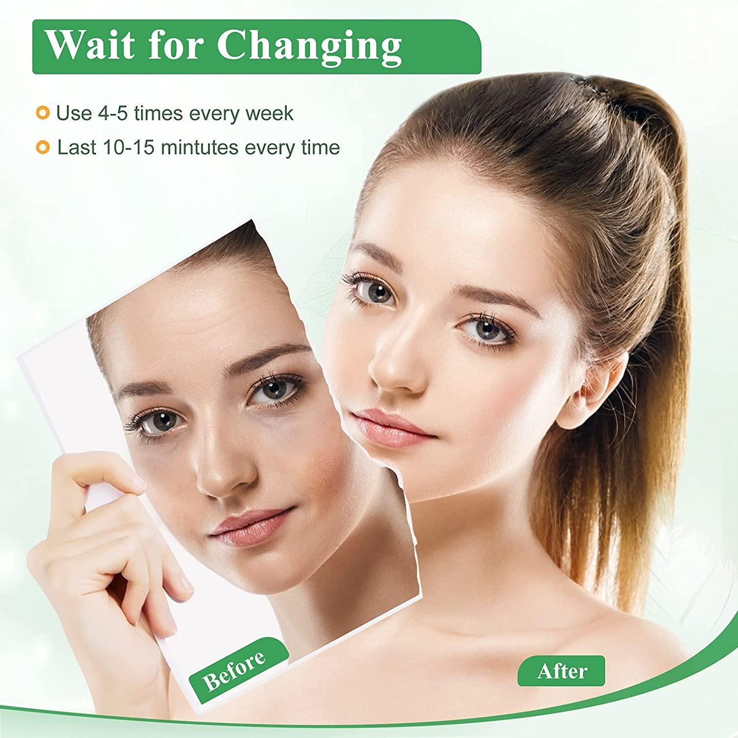 2 Pack Gua Sha Facial Tools - Natural Jade Massage Tools for Skincare ...