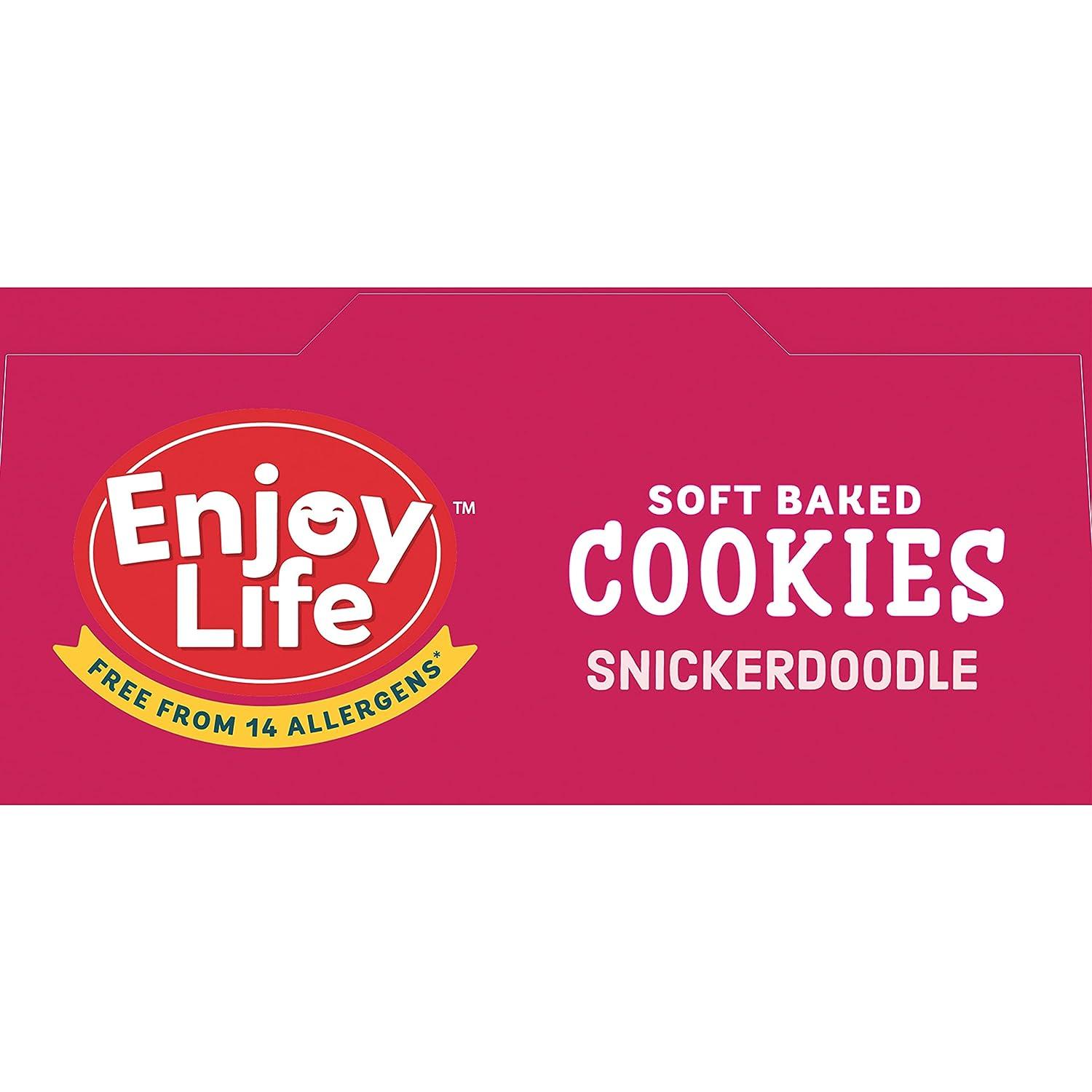Enjoy Life Snickerdoodle Soft Baked Cookies - Gluten Free, School Safe ...