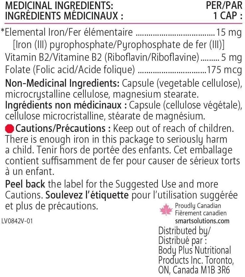 Ironsmart (60 Veggie Capsules) by Lorna Vanderhaeghe - High-Quality ...
