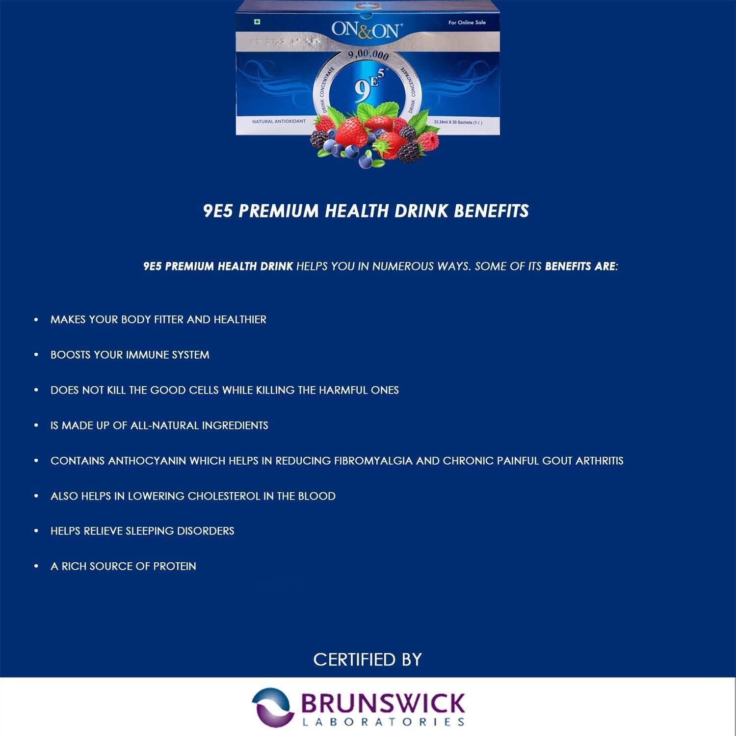 ON & ON 9E5 Drink Concentrate: Highest ORAC Value Immunity Boosting ...