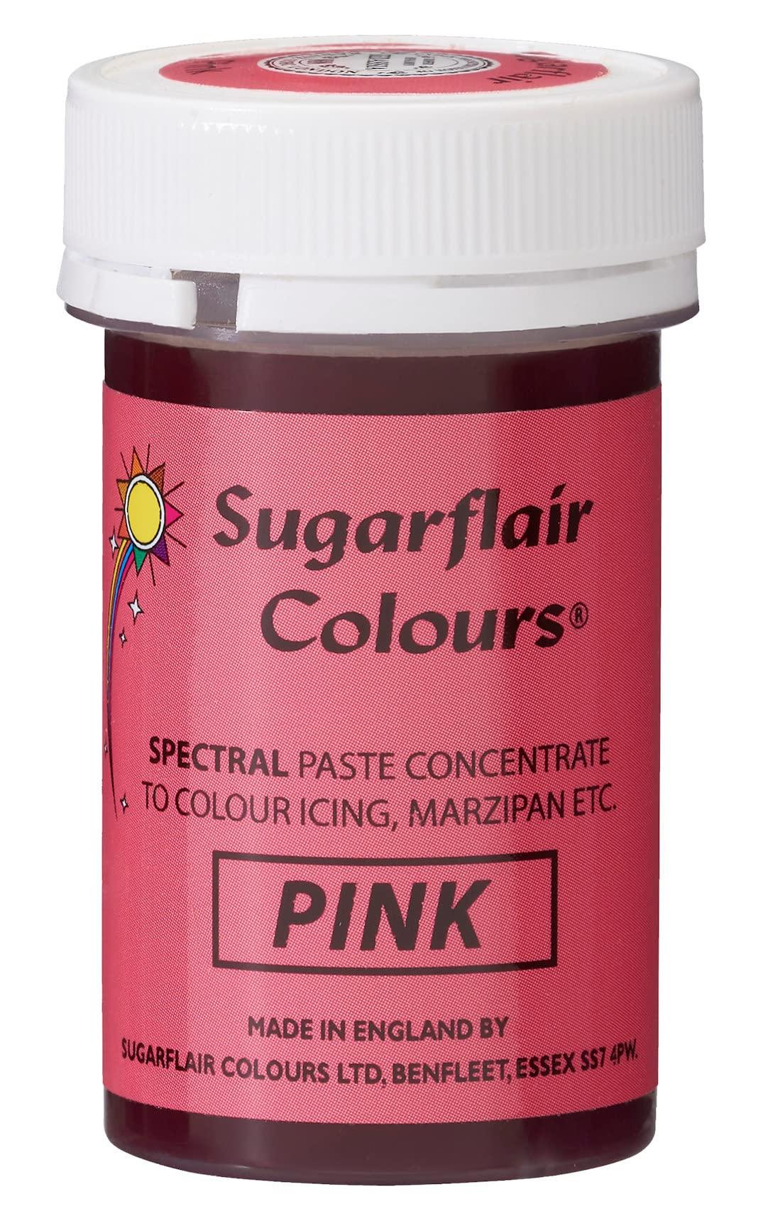 Sugarflair Pink Spectral Food Colouring Paste - 25g | Highly ...