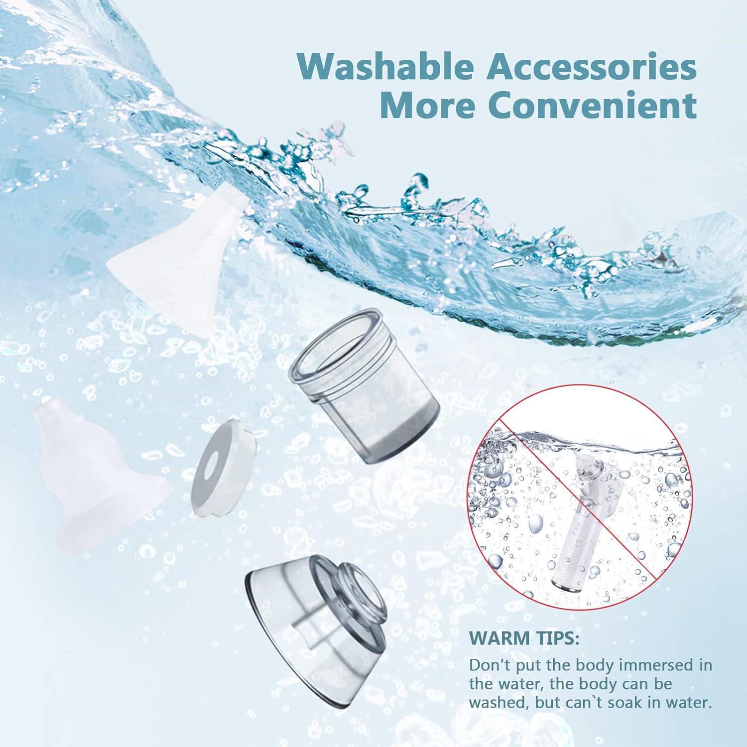 Electric Baby Nasal Aspirator & Ear Wax Remover | 3 Suction Levels ...