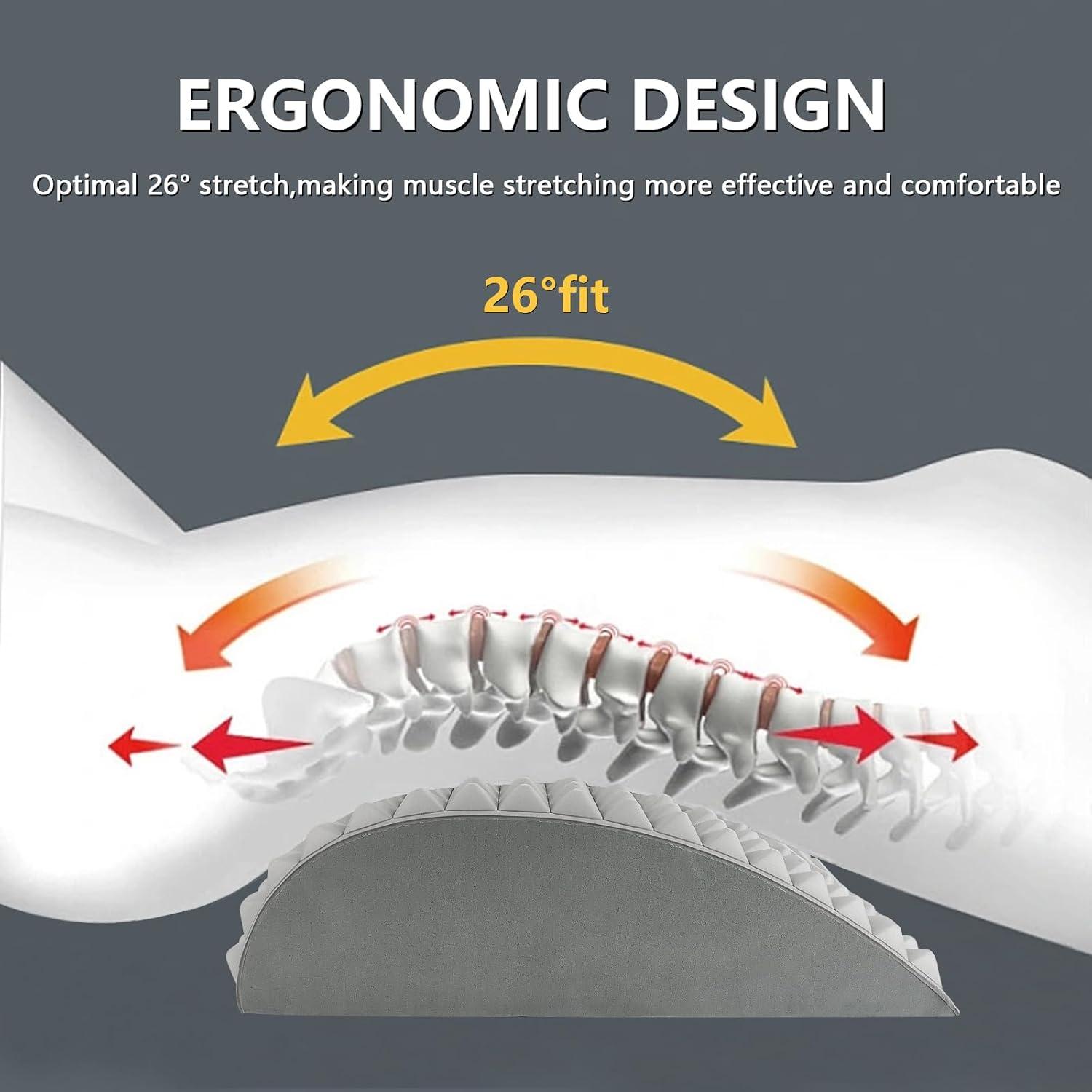 Back Extensor & Tease Stretcher for Pain Relief | Orthopedic Lumbar Support & Storage Cubes