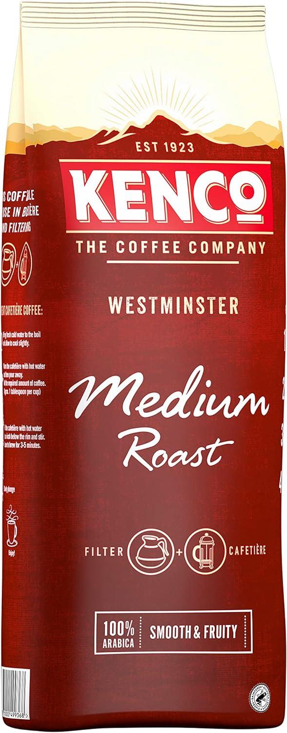 Kenco Westminster Medium Roast Ground Filter Coffee - 1 x 1kg Bag | Buy ...