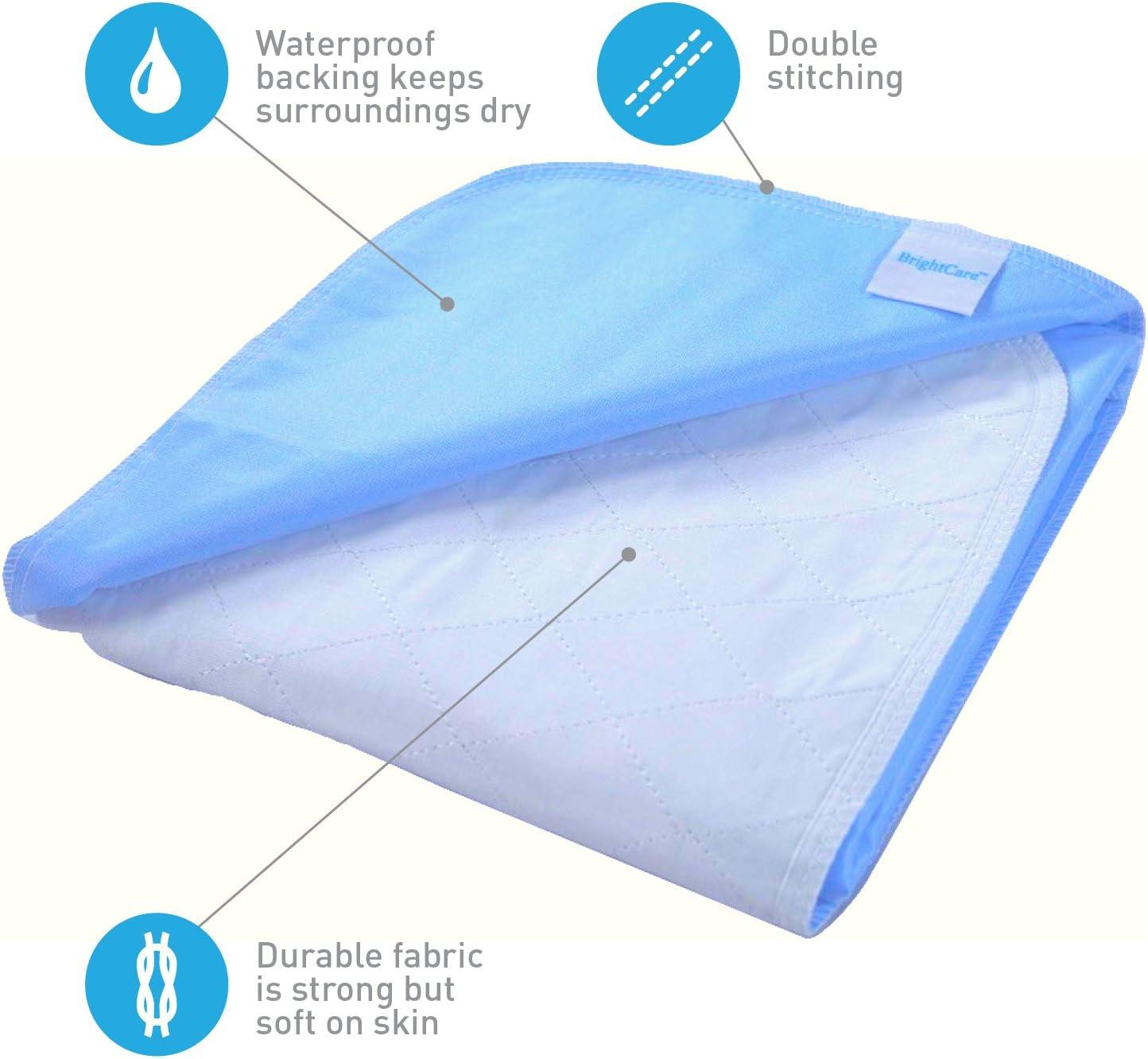 Saddle Style Absorbent Bed Pad 34x52 Inch - Waterproof Washable ...