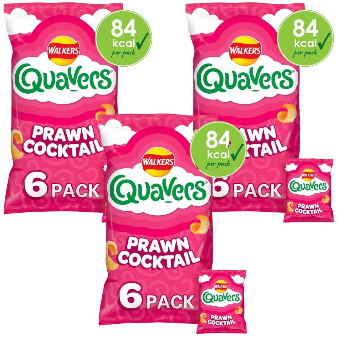Crisps Bundle Consisting of Quavers Prawn Cocktail Multipack Crisps ...