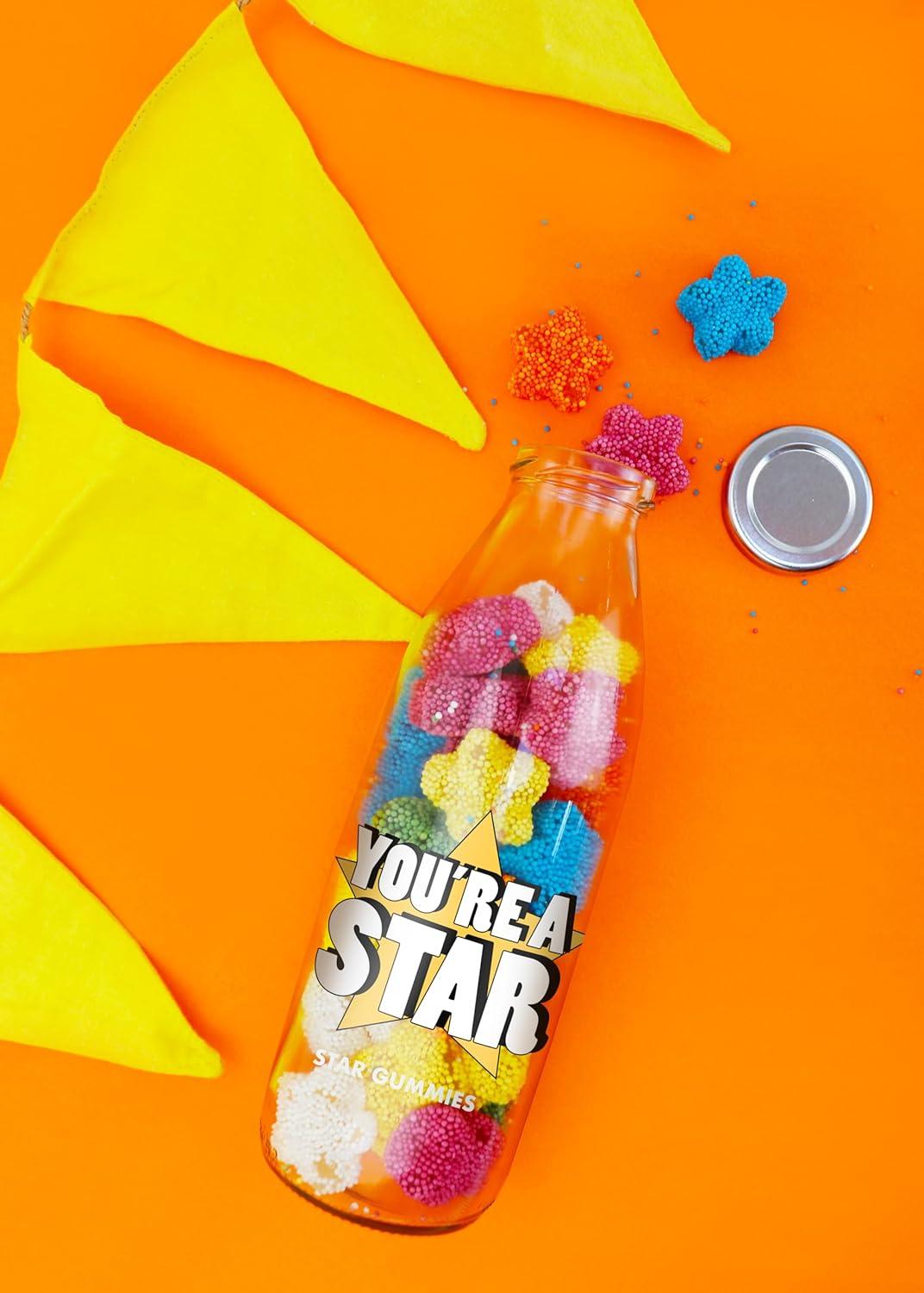 'You're a Star' Fizzy Cherry and Lemon Flavoured Stars Sweet Candy ...