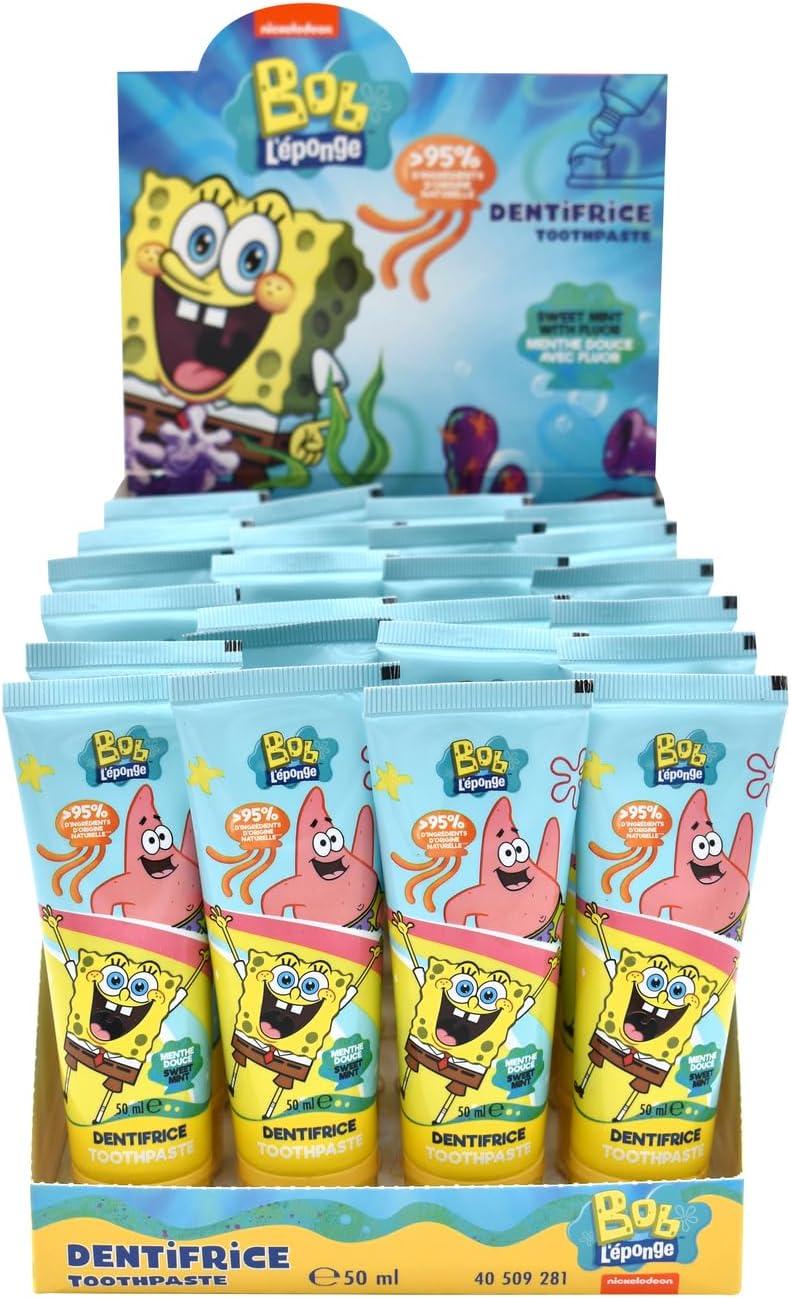 Spongebob Take Care Mint Toothpaste (50 ml) - Kids Whitening Toothpaste ...