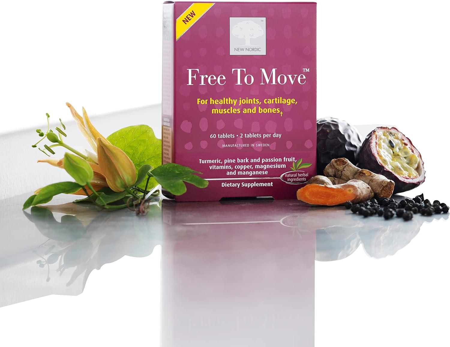 NEW NORDIC Free to Move Tablet | Supports Cartilage, Muscles, Bones ...