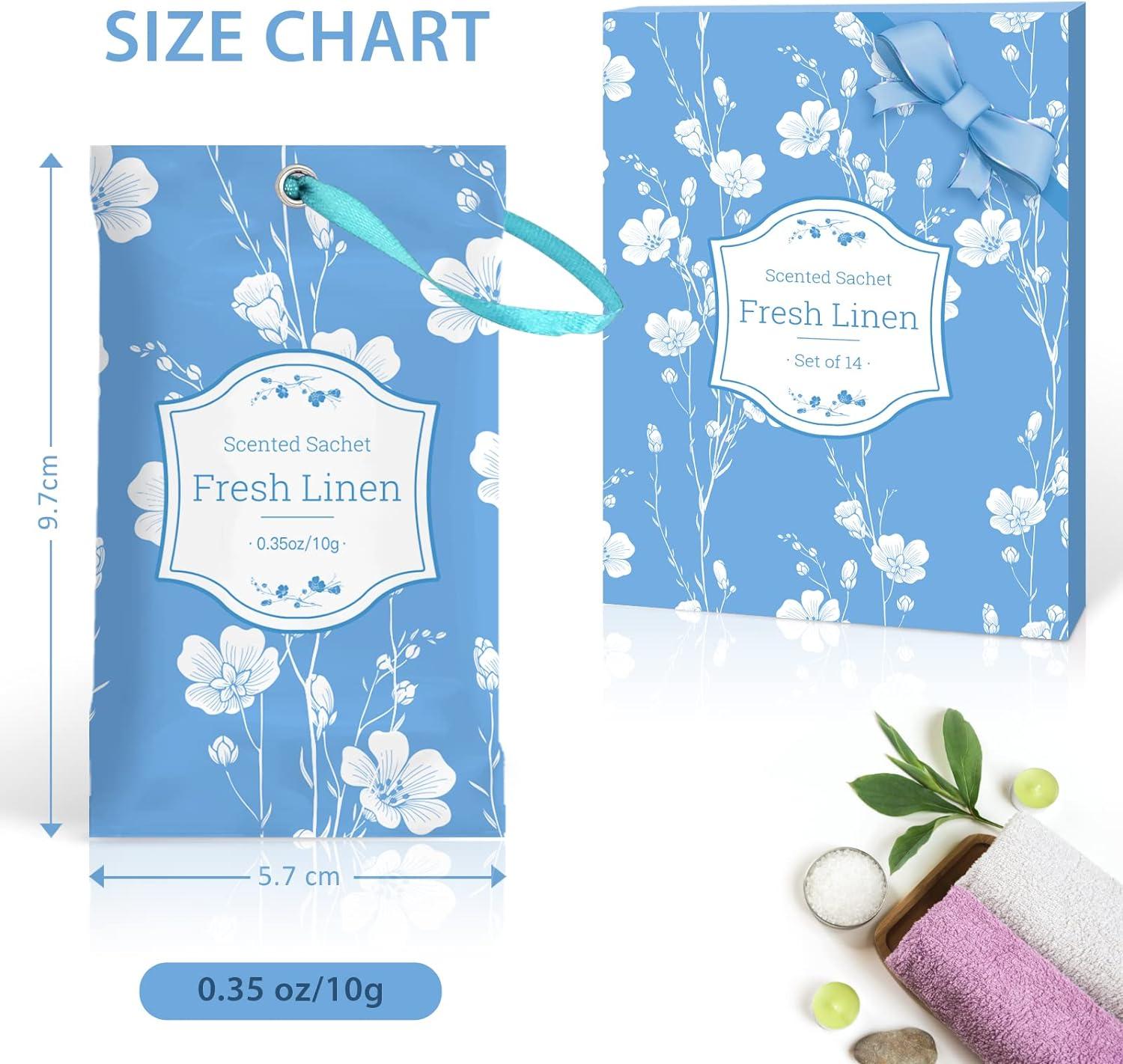 Buy Scent-Hi Linen Scented Sachets - Freshen Up Drawers Cupboards Rooms ...