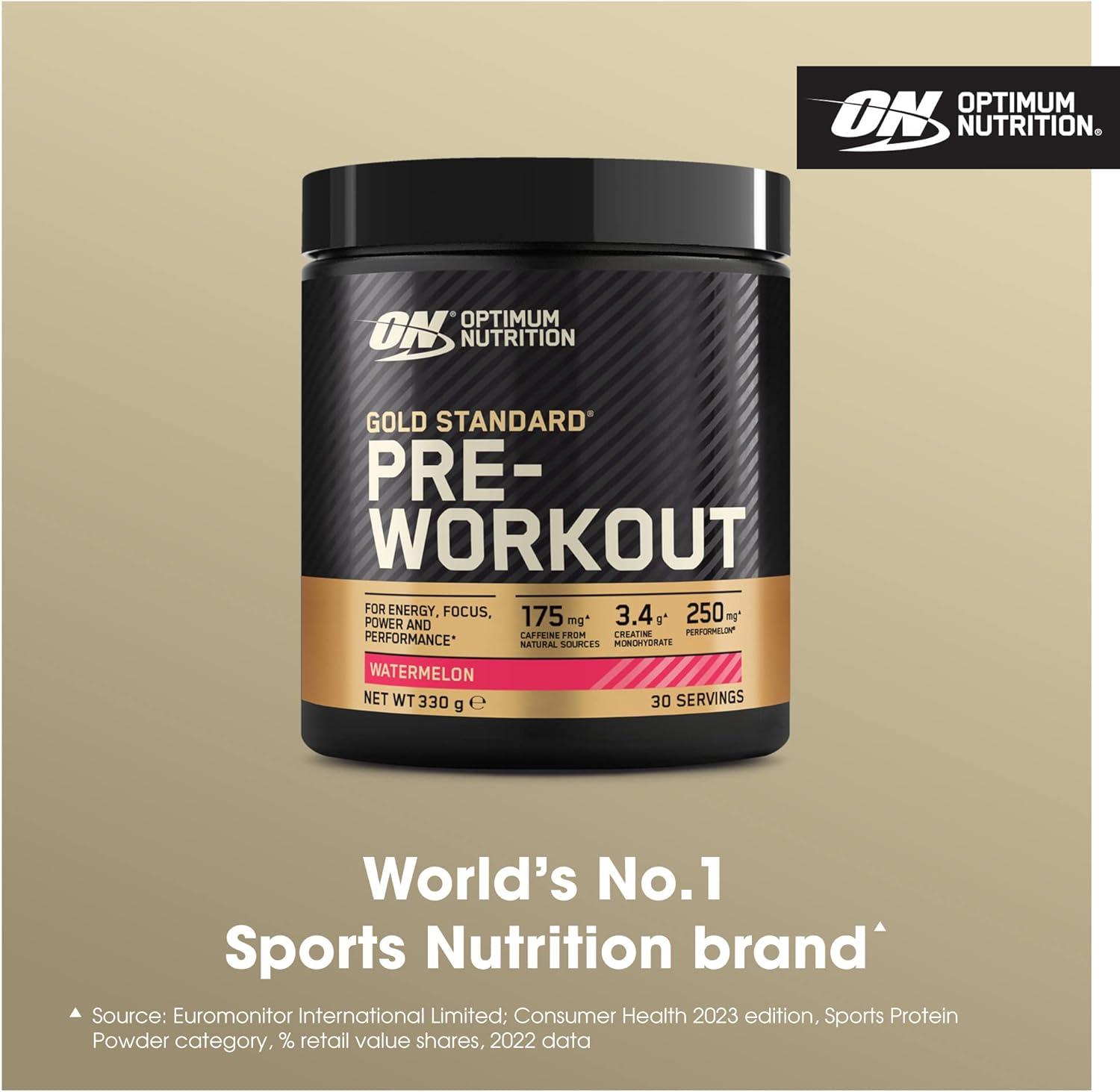 Optimum Nutrition Gold Standard Pre Workout Watermelon 330g Powder ...