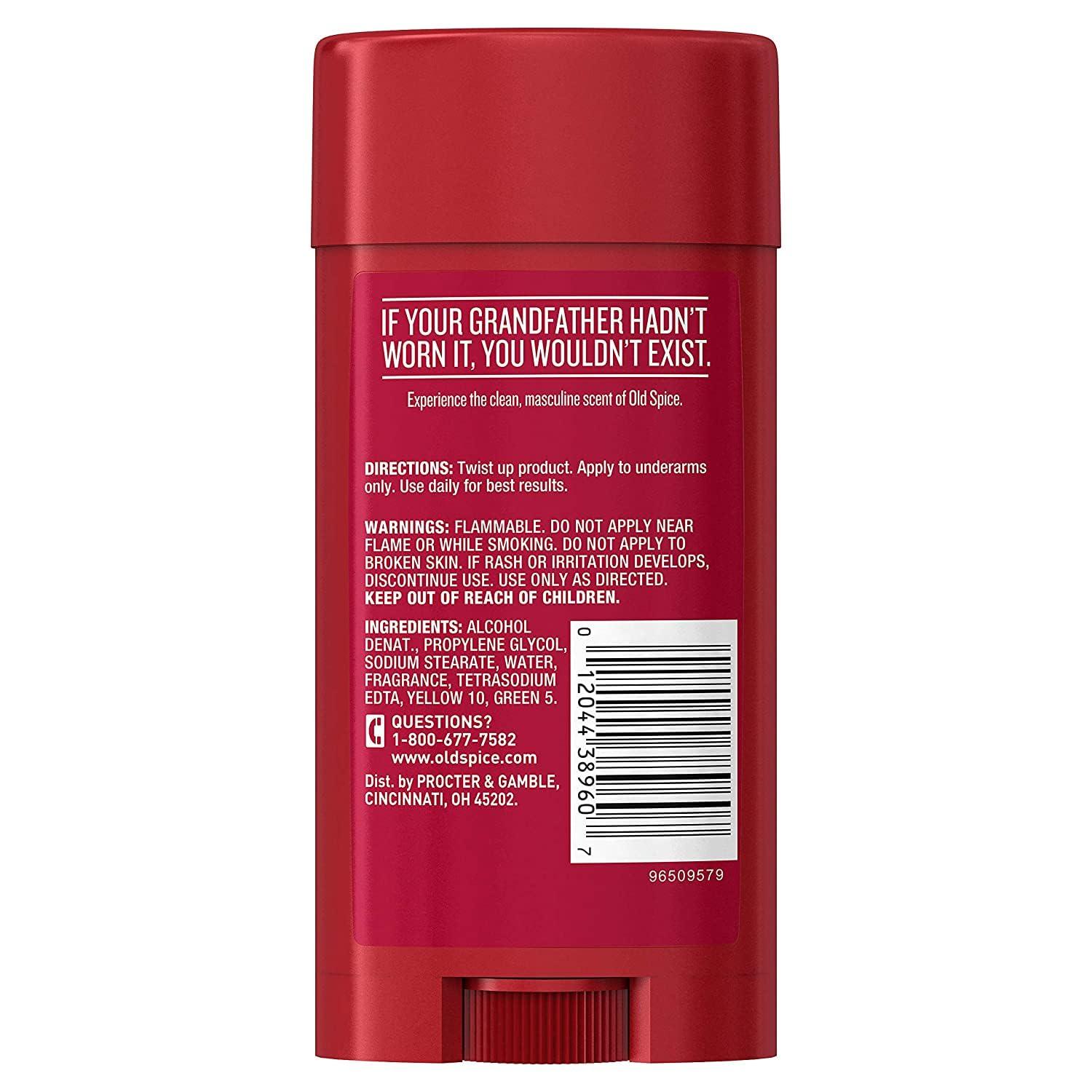 Old Spice Classic Fresh Deodorant Stick 3.25 oz (Pack of 5) - Long ...