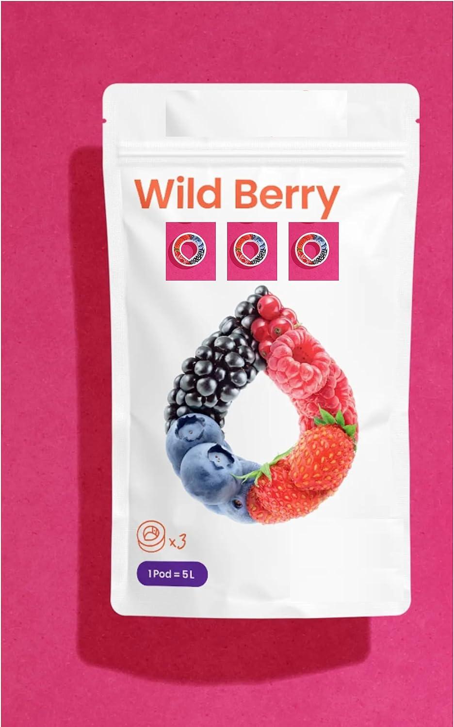 Wild Berry Flavour Pods (x3) Pods Only | Compatible with Air Up Water ...