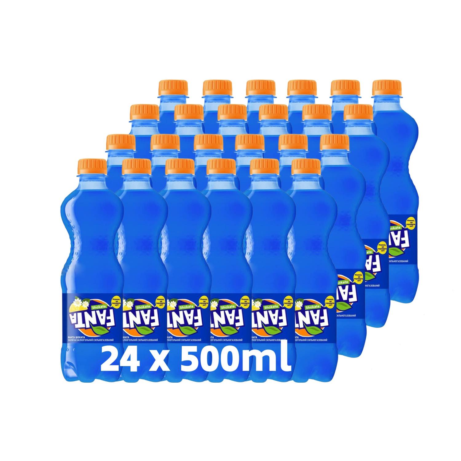 Fanta Shokata 500ml x 24 Lemon 500 ml (Pack of 24) | Buy Now with ...