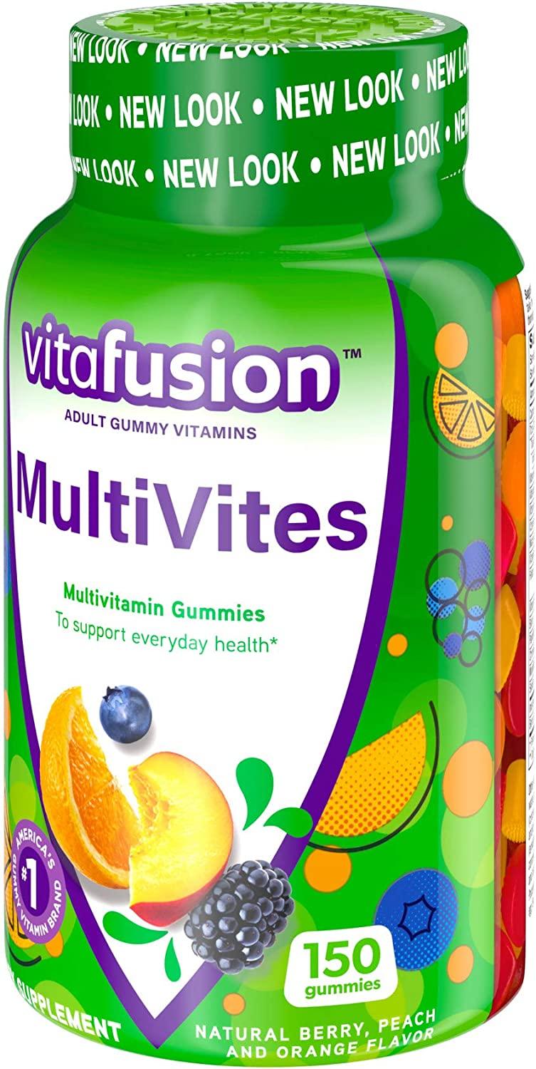 Vitafusion MultiVites Gummy Vitamins 150ct - Pack of 1 | 150 Count ...