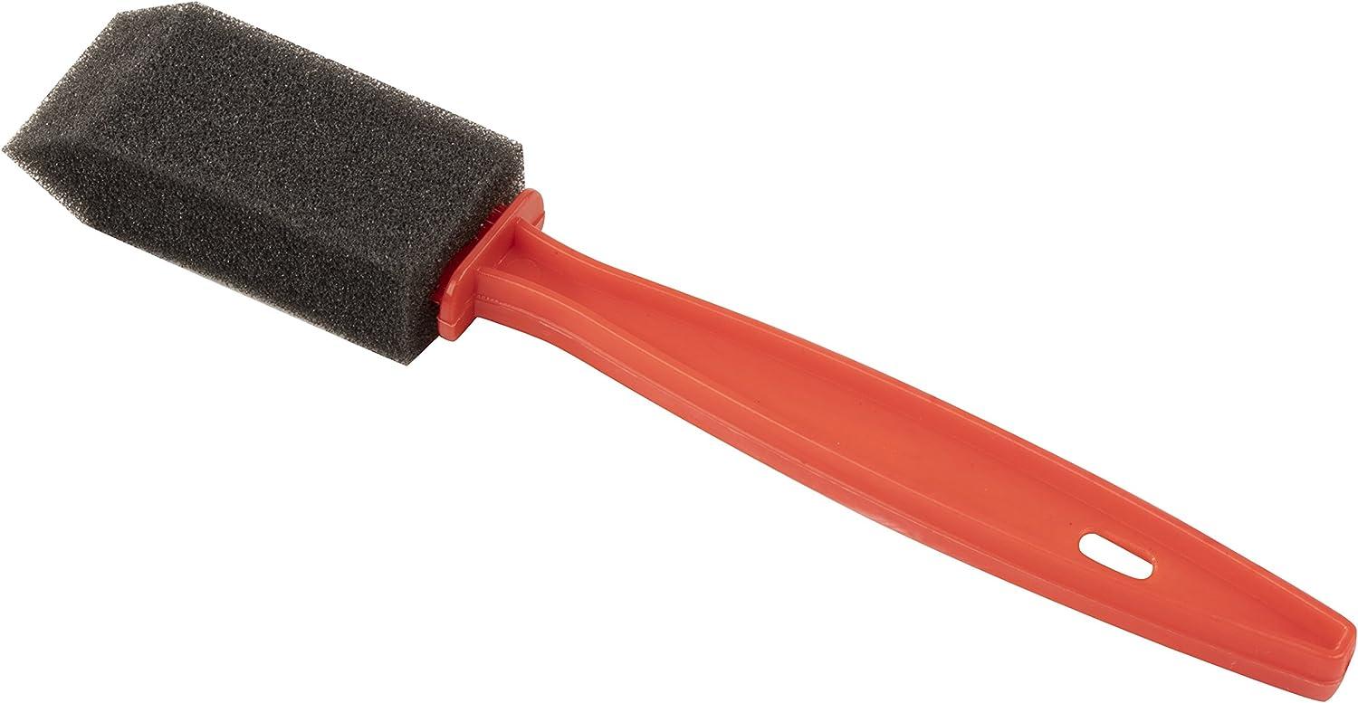 Juvale 5-Piece Foam Paint Brush Set with Plastic Handle - Ideal for Art, Wall Paintings and Trim ...