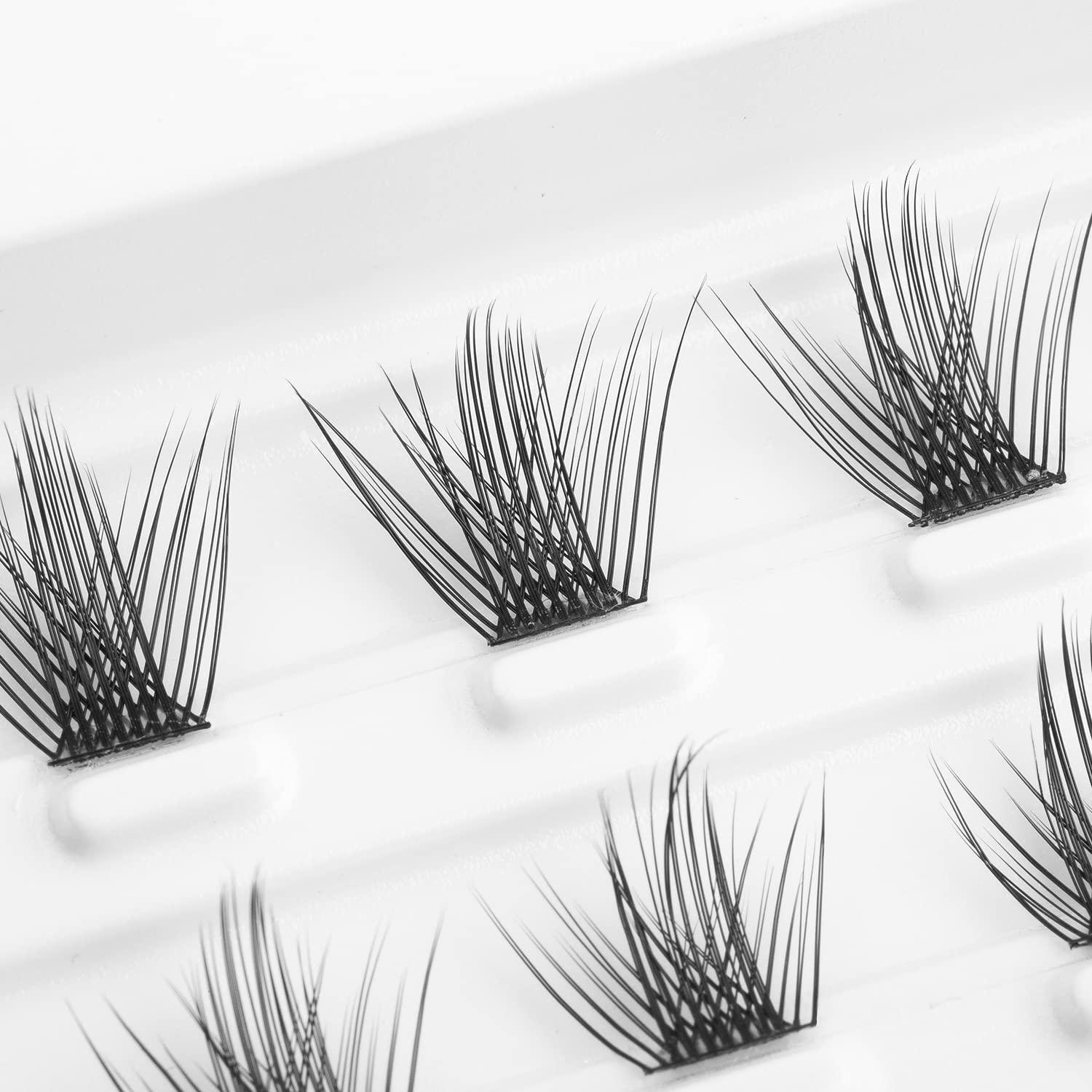 Eyelash Evolution DIY Extension Clusters Flame Style 12/14/16mm D Curl ...