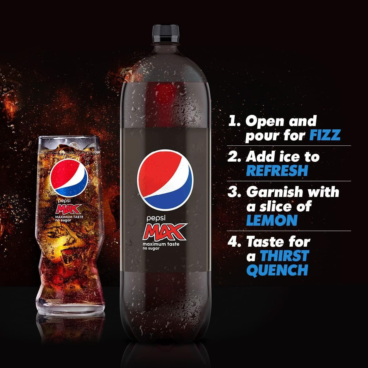 Pepsi Max 2L Cola: Bold Taste in a 2L Bottle | Buy Now with Express ...