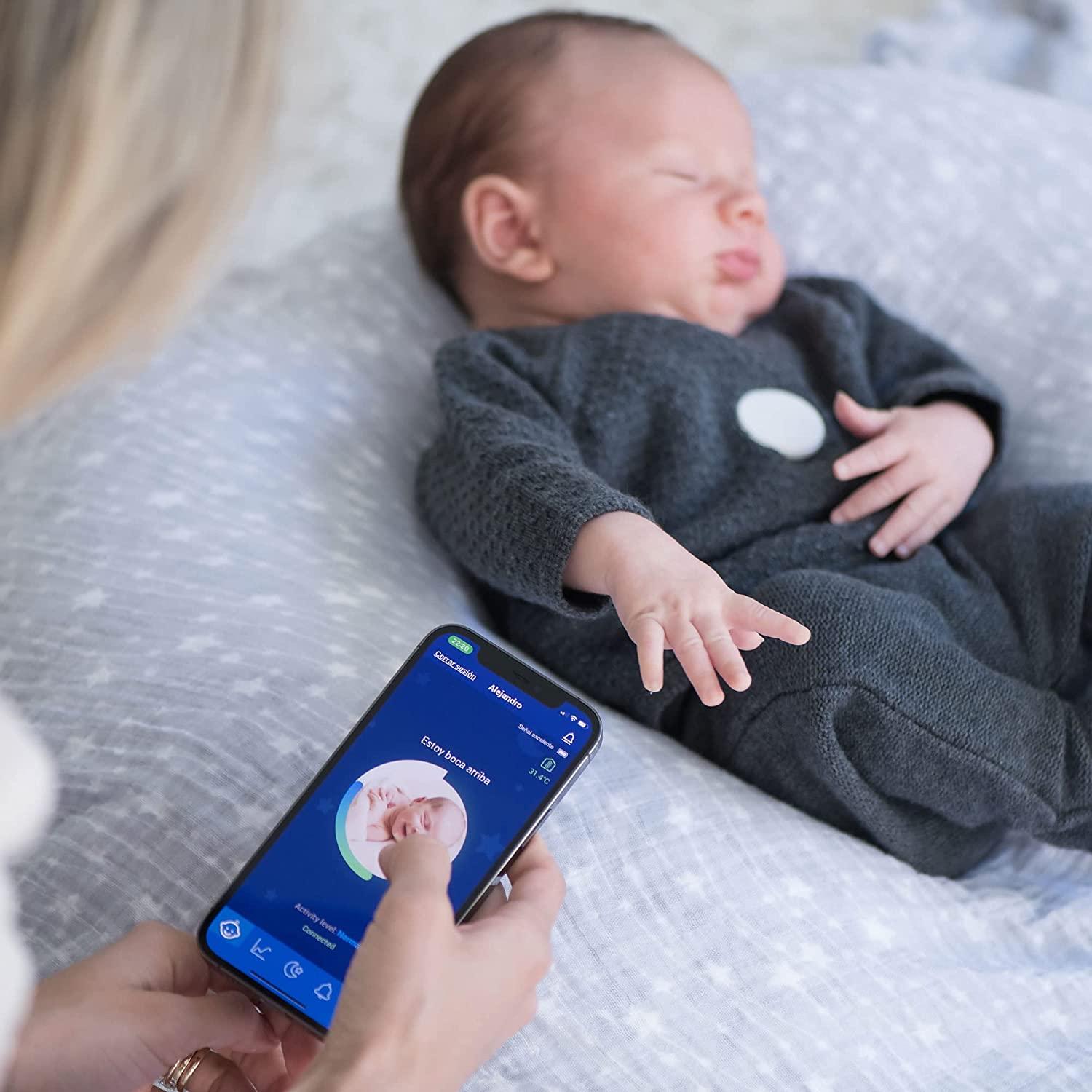 MonBaby Baby Breathing Movement Monitor with Temperature Tracking ...