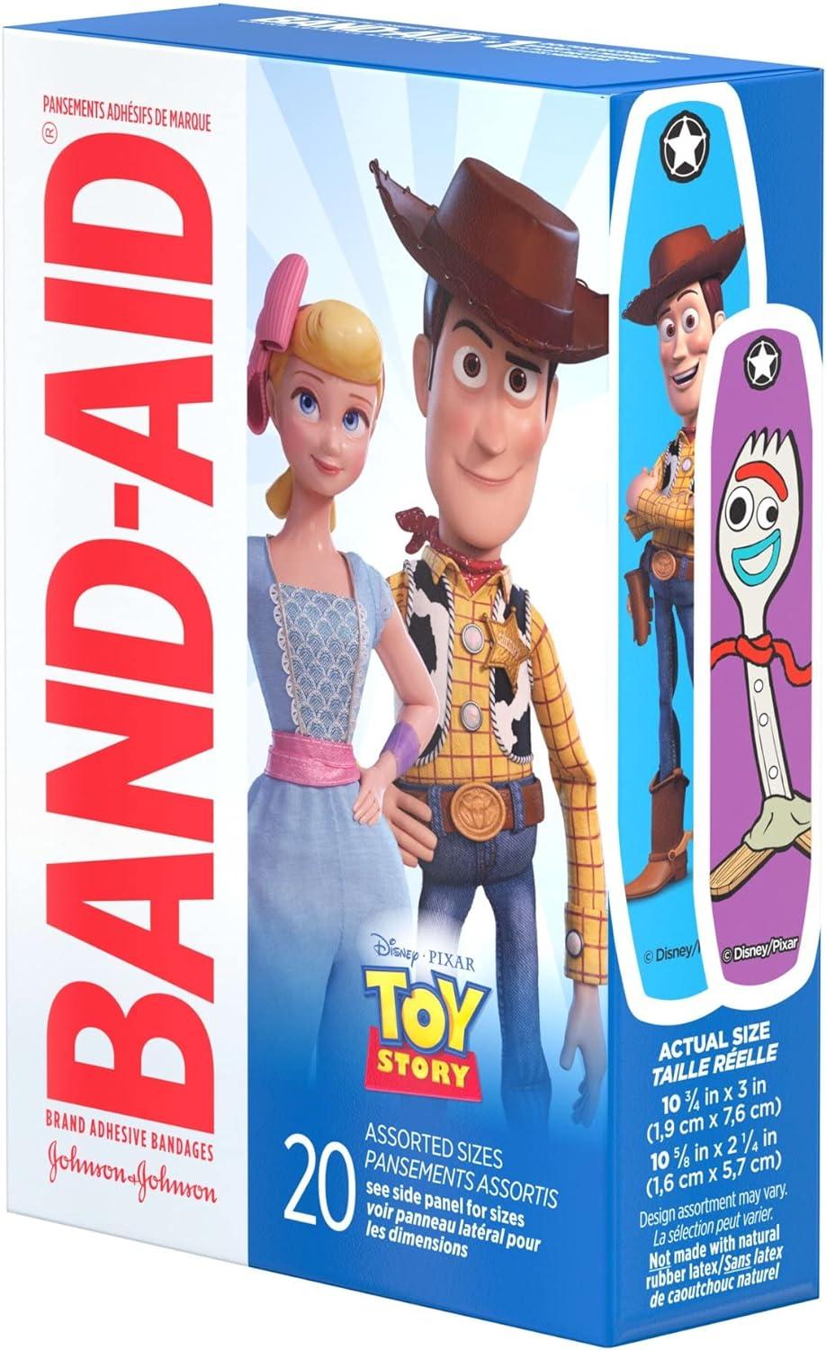 Band-Aid Disney/Pixar Toy Story 4 Adhesive Bandages (Pack of 2 ...
