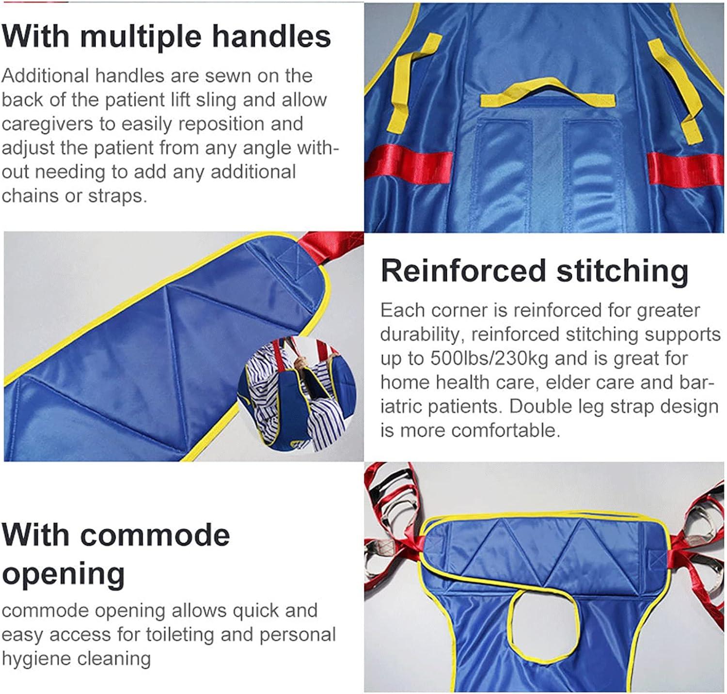 Patient Lifting Slings Patient Hoist Lift Sling Full Body Commode Sling ...