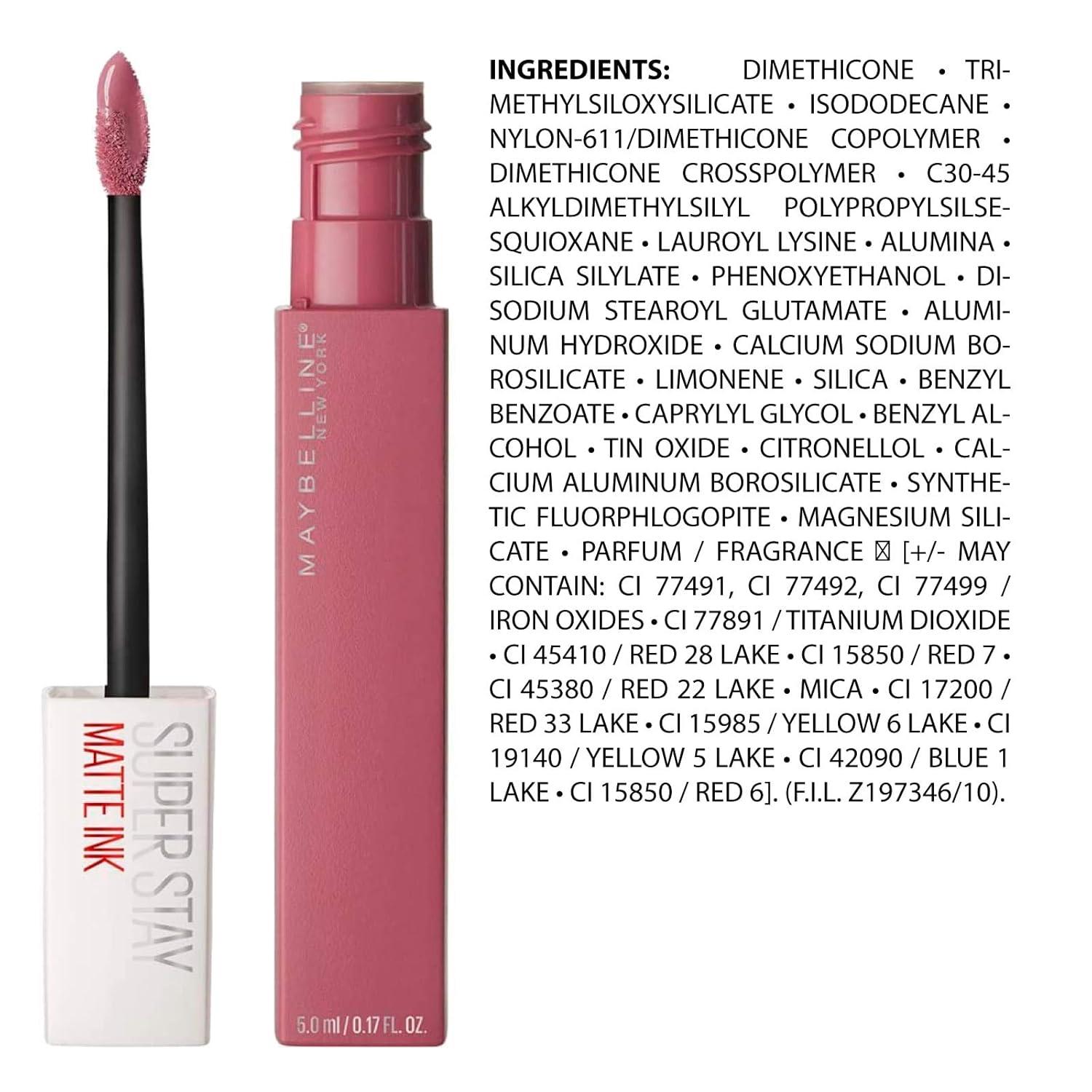 Shop Maybelline New York Superstay Kit: Matte Ink Lip Tint & Ink Crayon ...