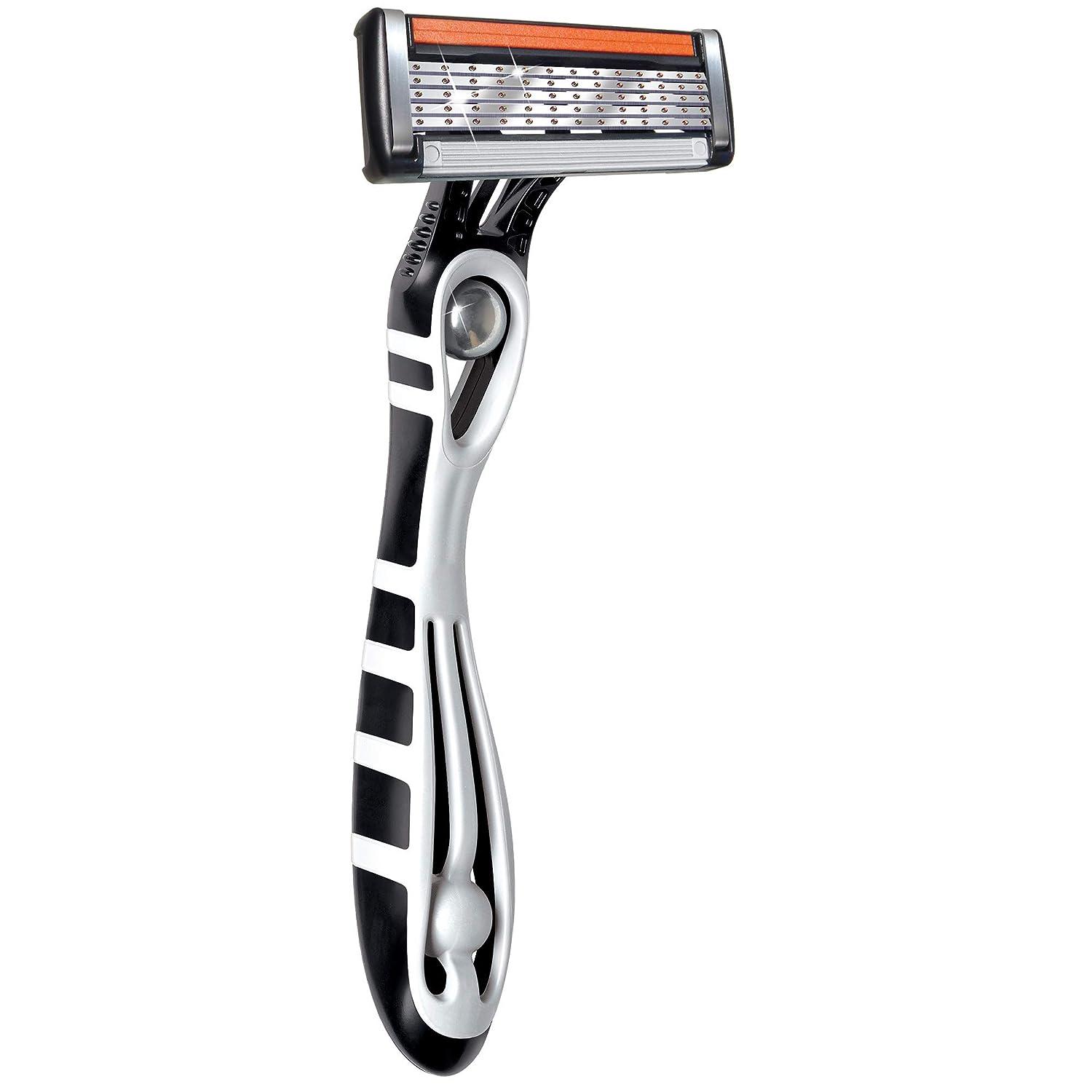 BIC Flex 5 Titanium 5-Blade Disposable Razor for Men - Sensitive Skin ...