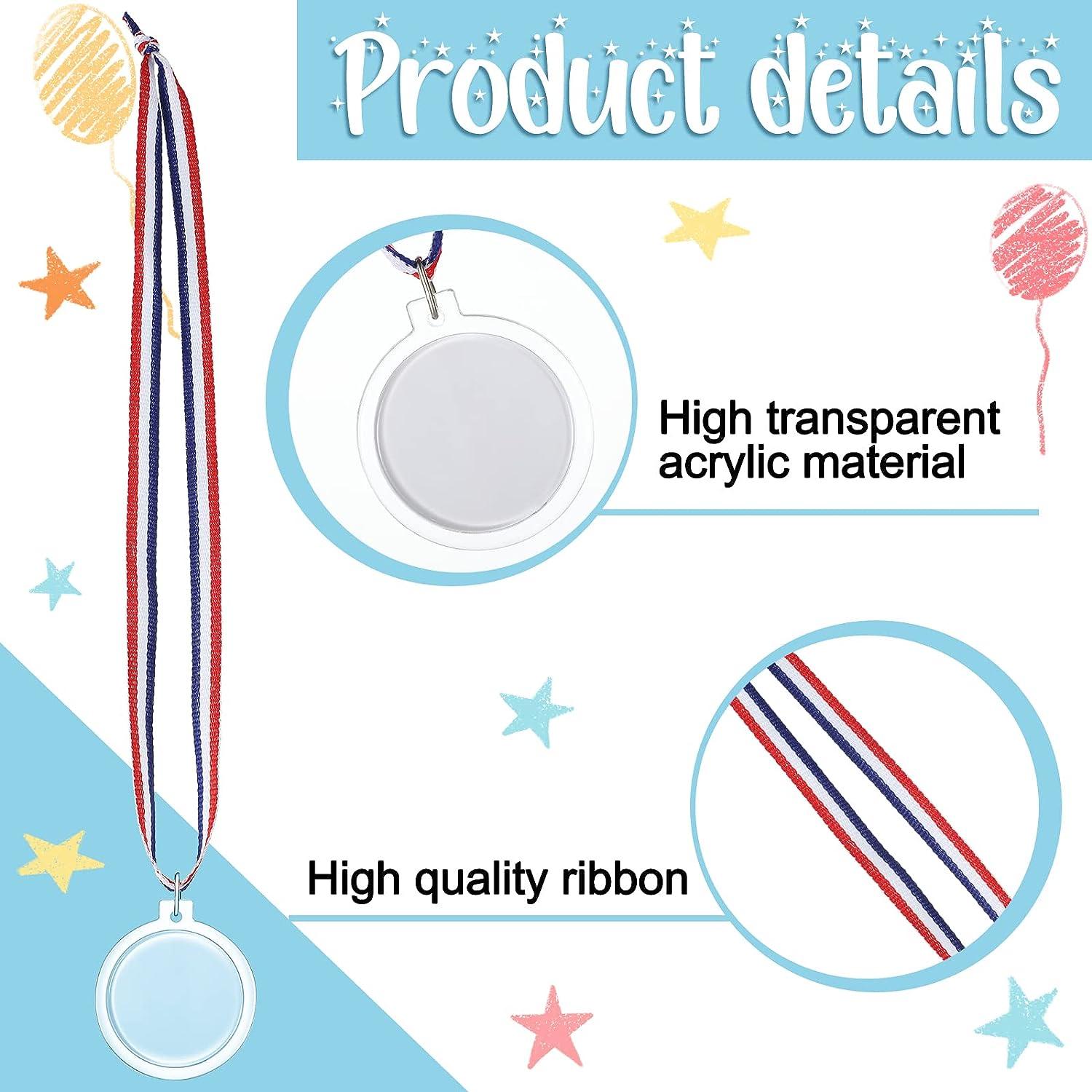 Design Your Own Award Medals Kit - 36 Pcs DIY Fun Craft Activity for ...