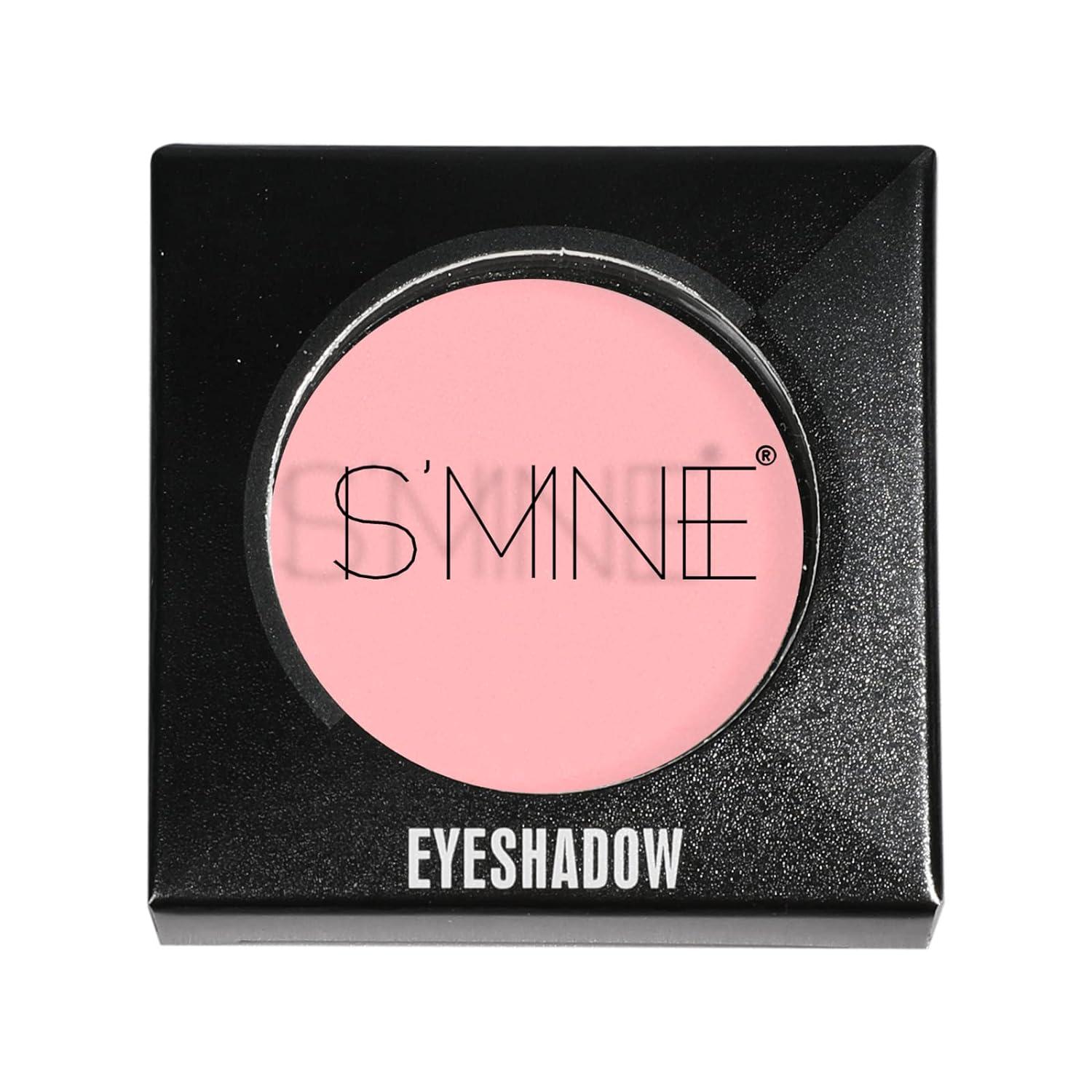 ISMINE Matte Light Pink Eyeshadow: High Pigment, Longwear Single Eye ...