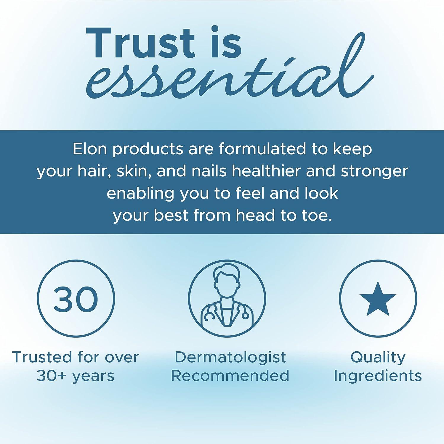 Elon Matrix 5000 Biotin Multivitamin for Hair, Skin, and Nails - 60 Day ...