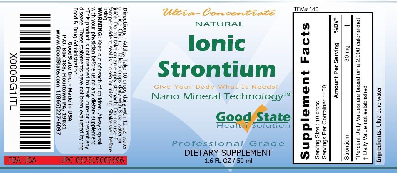 Good State Liquid Ionic Strontium Ultra Concentrate - 30mg | 100 ...