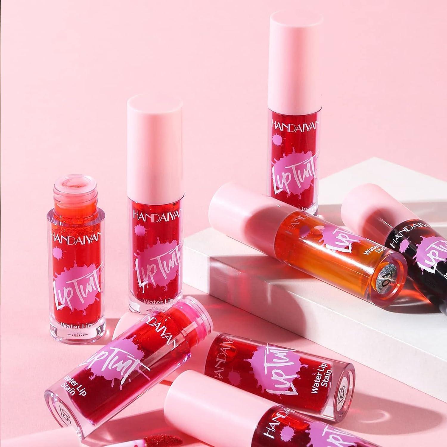 6 Colors Lip Tint Stain Set - Long-lasting Waterproof Korean Lip Tint ...