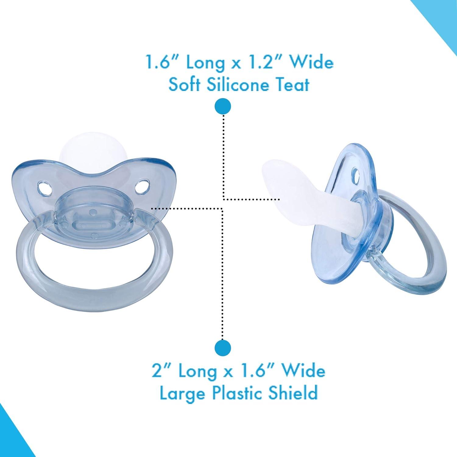 J&Or Classic Original Adult Pacifier Dummy - Three Color Pack ...