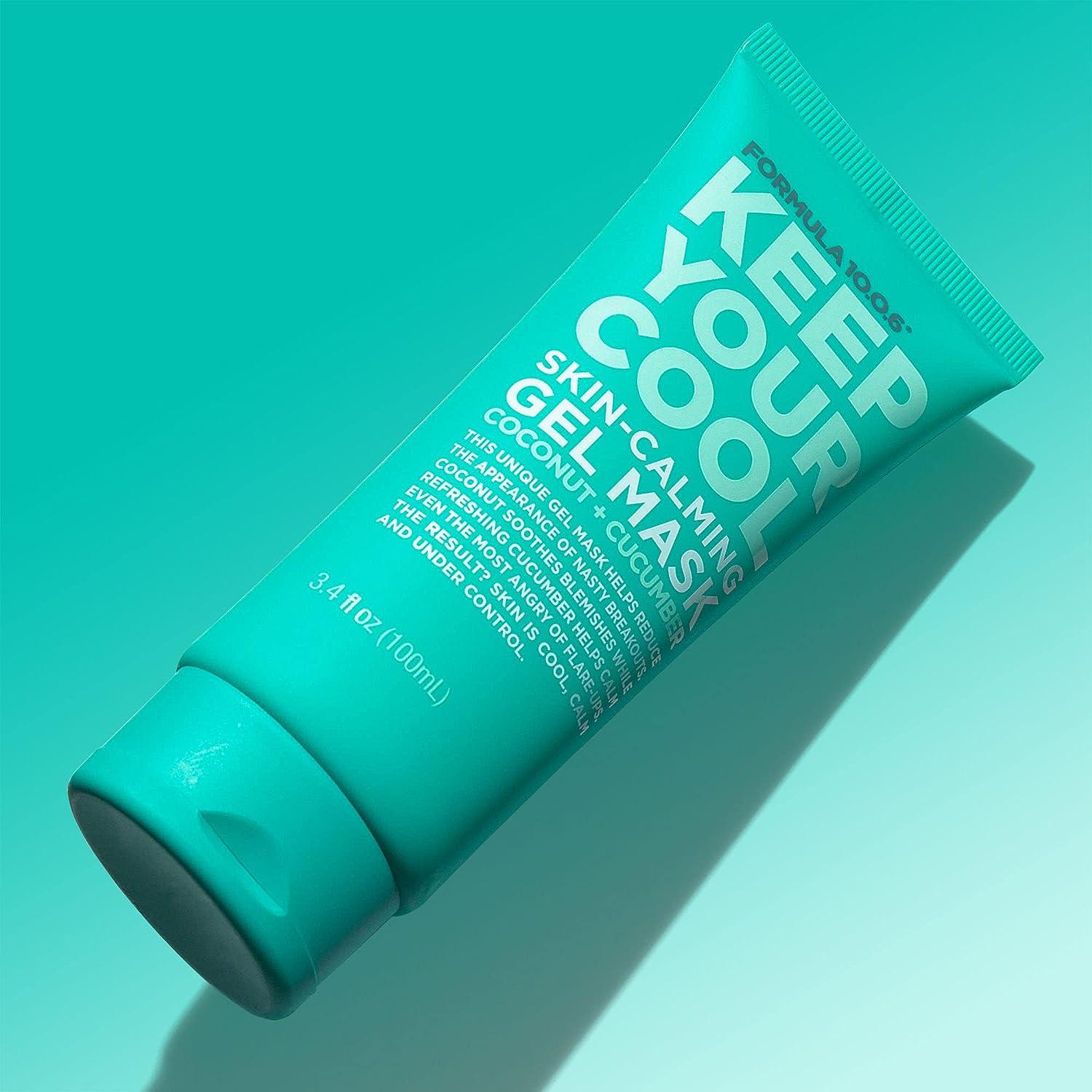Formula 10.0.6 Keep Your Cool Skin-Calming Gel Mask - Soothes Blemishes ...