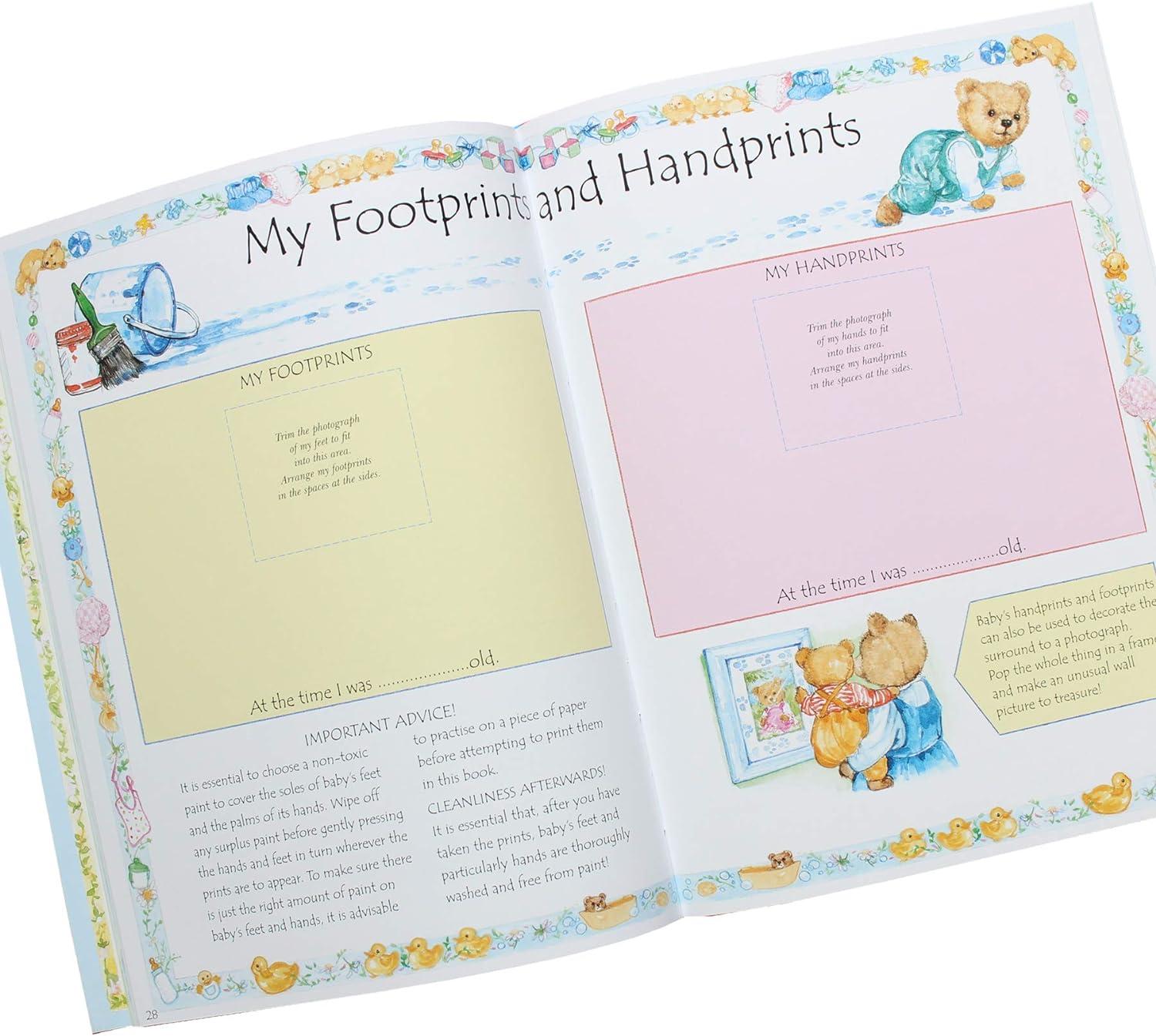 Brown Watson Baby Record Book | Pink Baby Keepsake Diary | Birth to 5 ...
