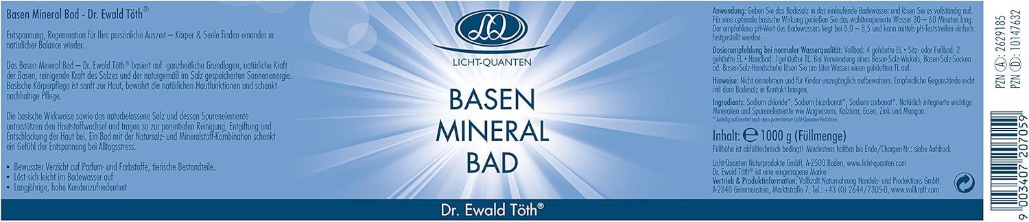 Buy Dr. Ewald T th LQ Basen Mineral Bath 1 kg Powder - International ...