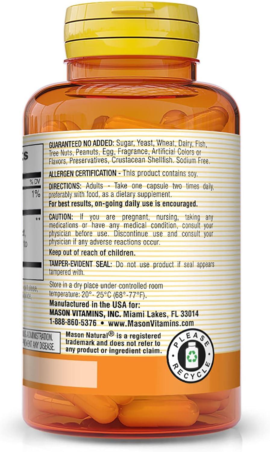 MASON NATURAL Daily Bladder Comfort - Promotes Healthy Bladder Strength ...