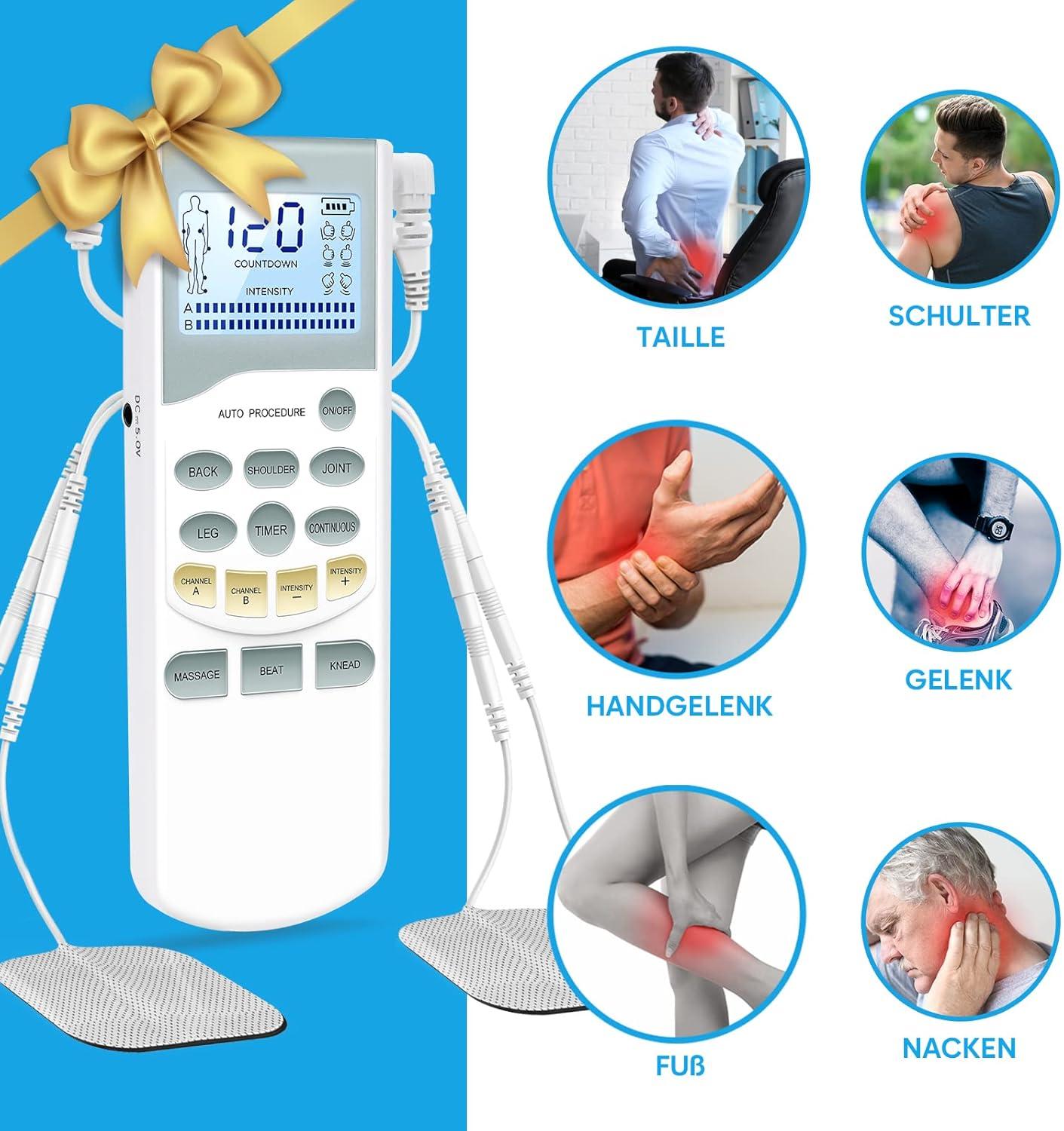 EASY Home Tens Device for Pain Therapy | Dual Channel ...