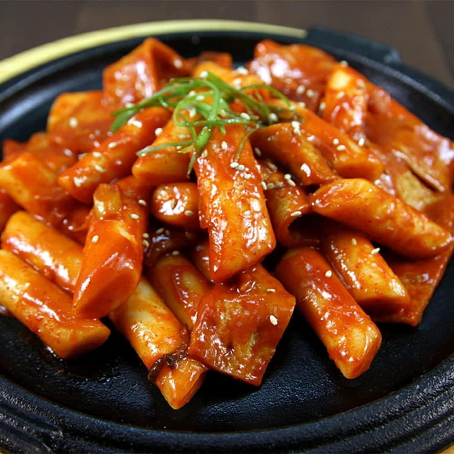 Honor Natural Original Rice Cake Tteokbokki Topokki 450g & Sempio ...