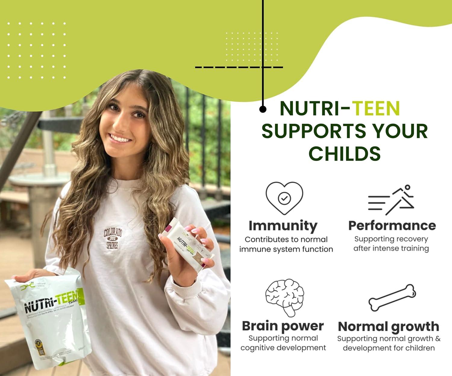 NUTRI-TEEN Shakes: Vanilla Ice Cream Flavour (500g) - Nutritionally ...