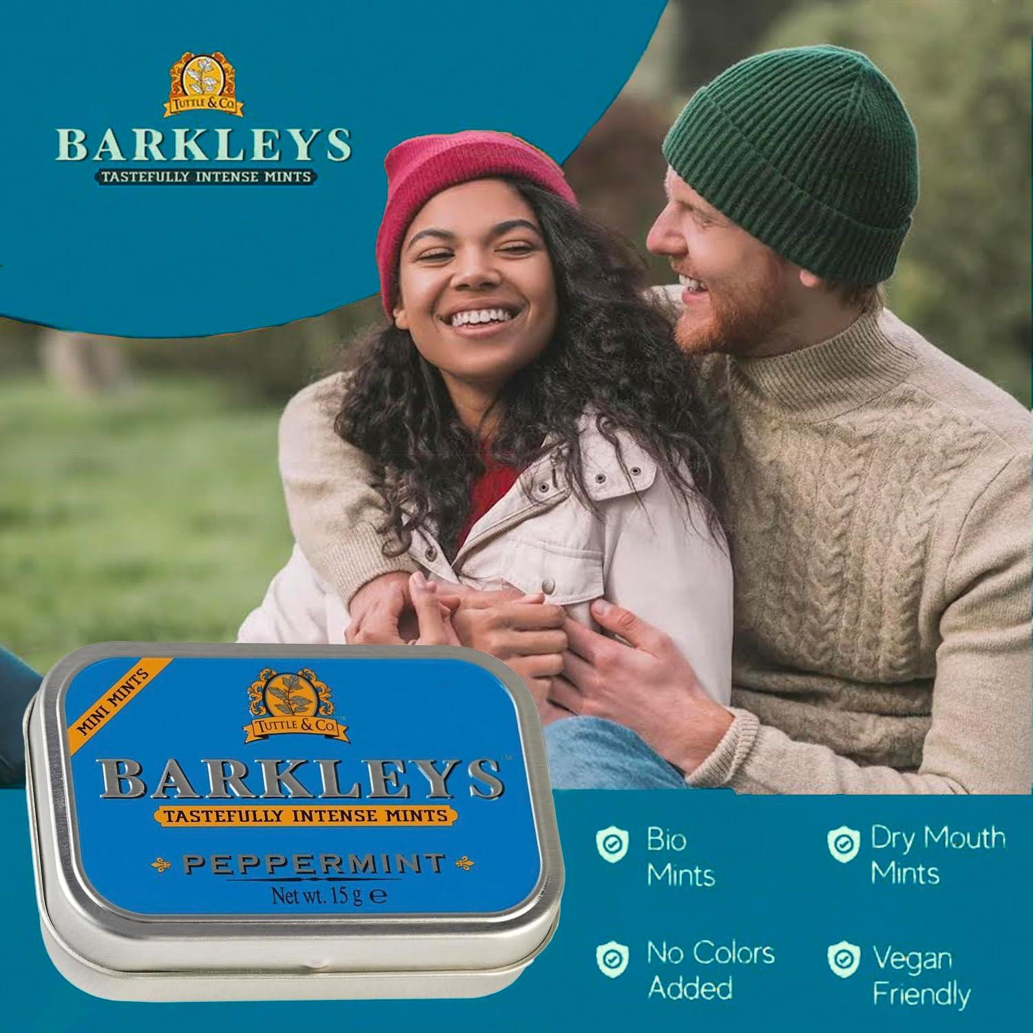 Barkleys Mints Sugar Free Peppermint in Classic Mini Tin 15 g | Buy Now ...