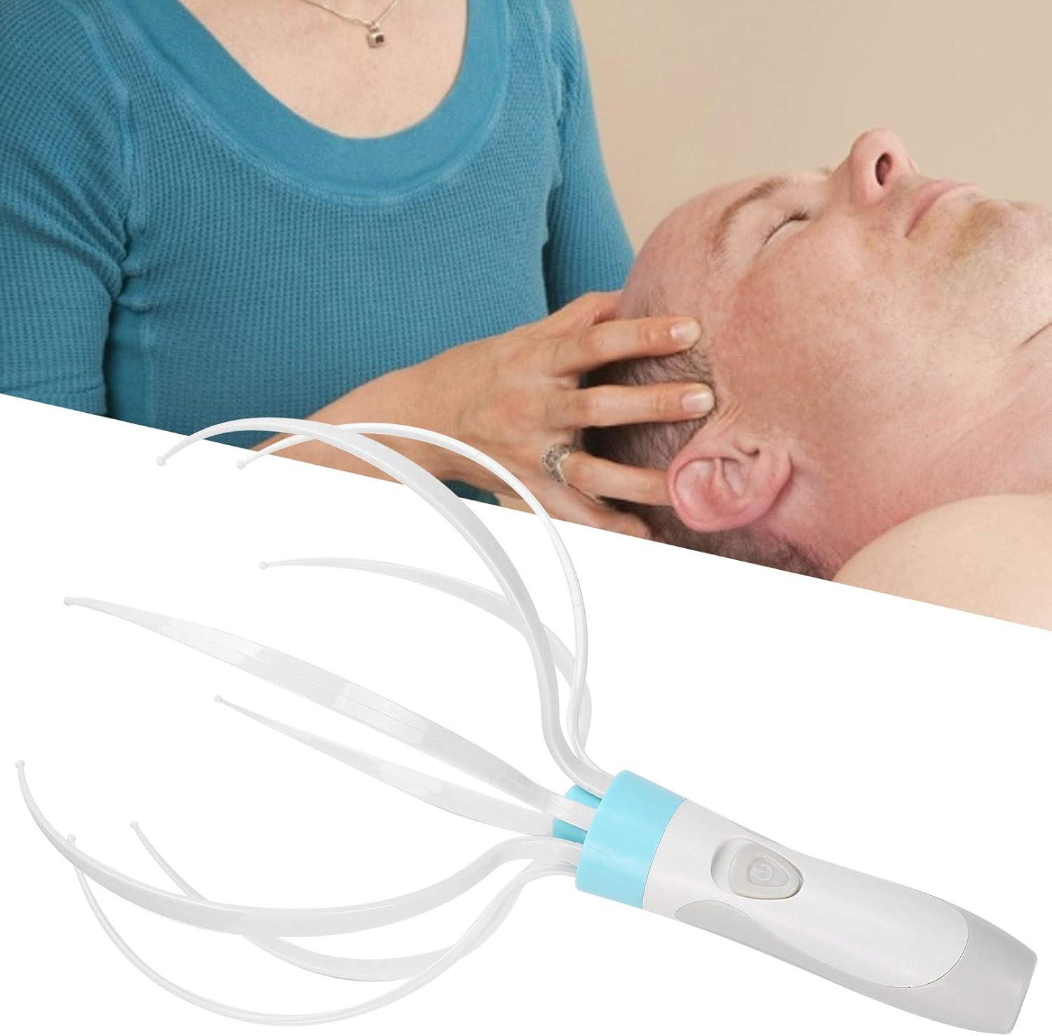 Electrical Scalp Massager for Stress Relief & Deep Relaxation - Hand ...
