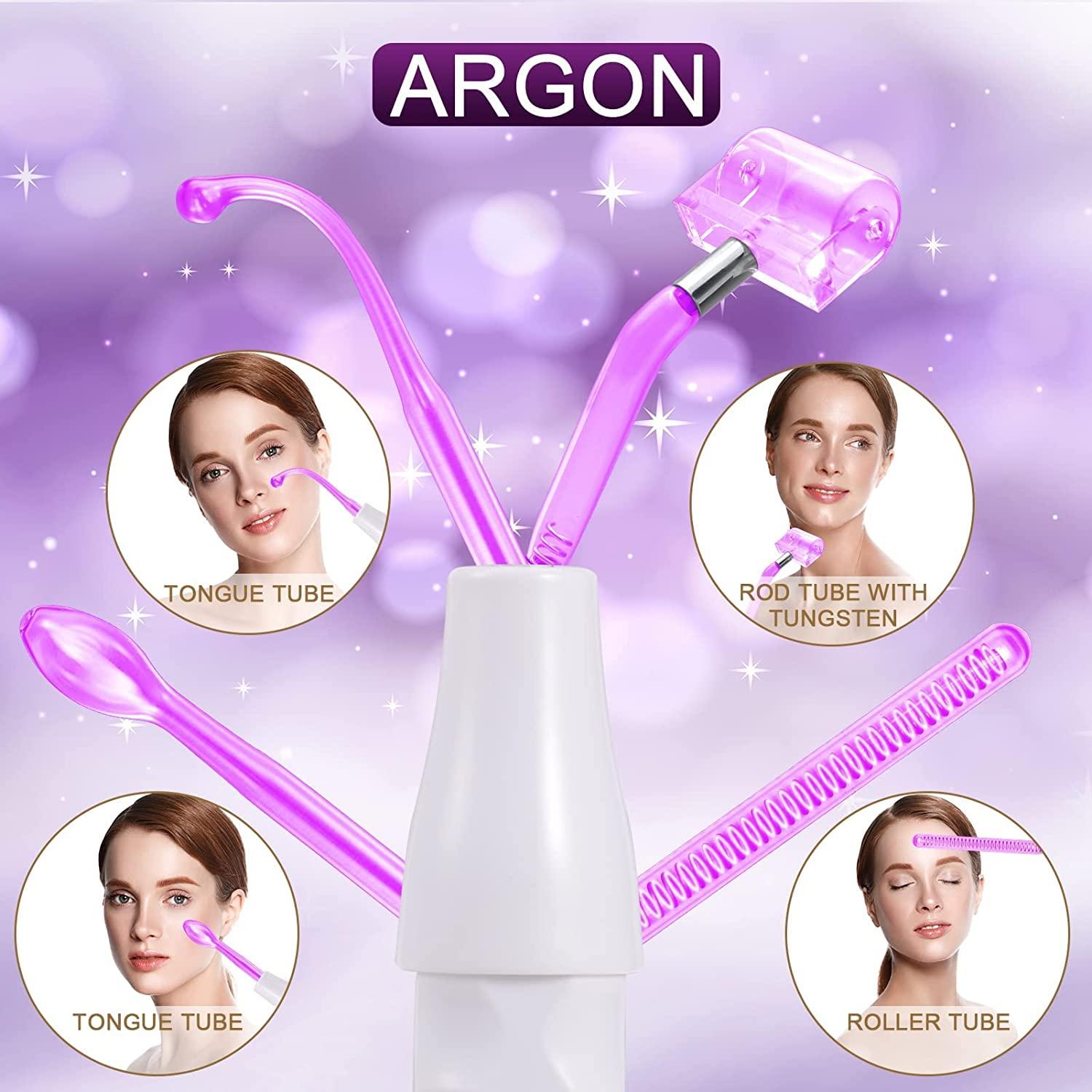 APREUTY 7 in 1 Portable High Frequency Wand Machine with Neon & Argon ...