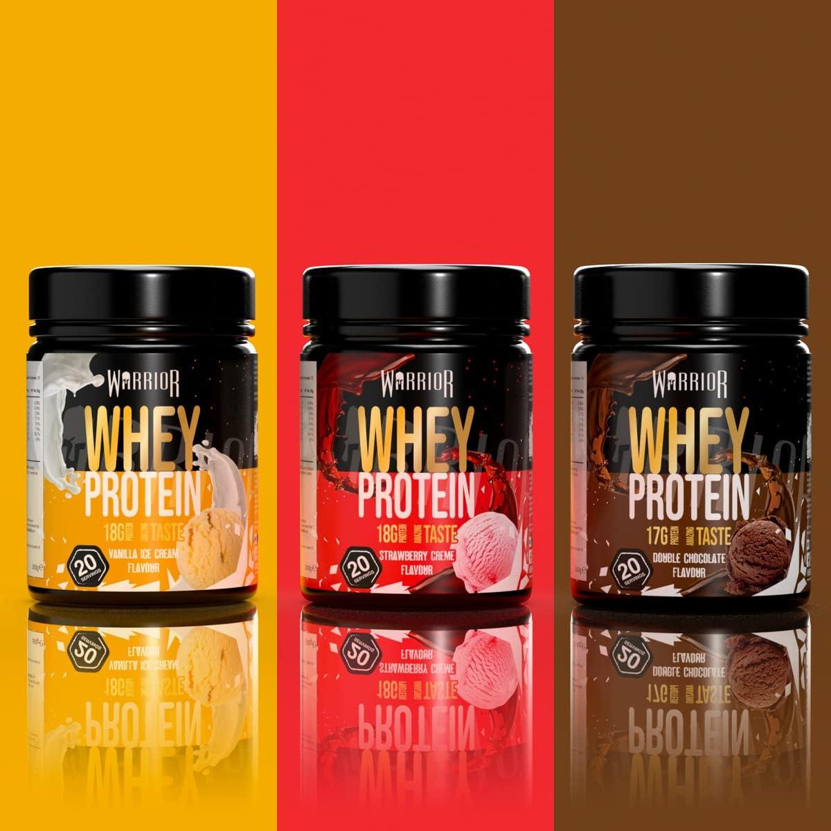 Warrior Whey Protein Powder - Up to 36g Protein, Low Sugar & Carbs, GMP ...