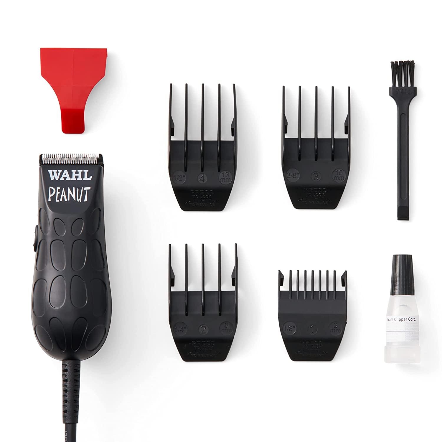 Wahl Professional Black Peanut Hair and Beard Clipper Trimmer - Model ...